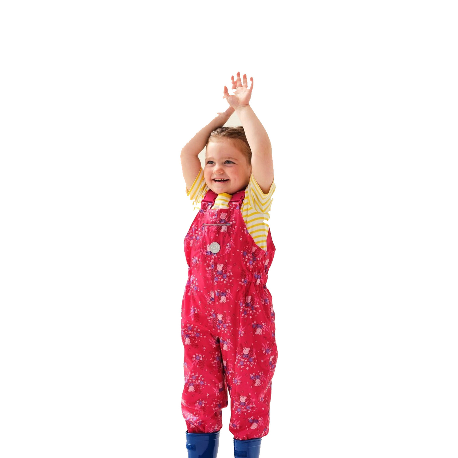Regatta Boys/Girls Muddy Puddle Peppa Pig Floral Overalls - Walmart.com