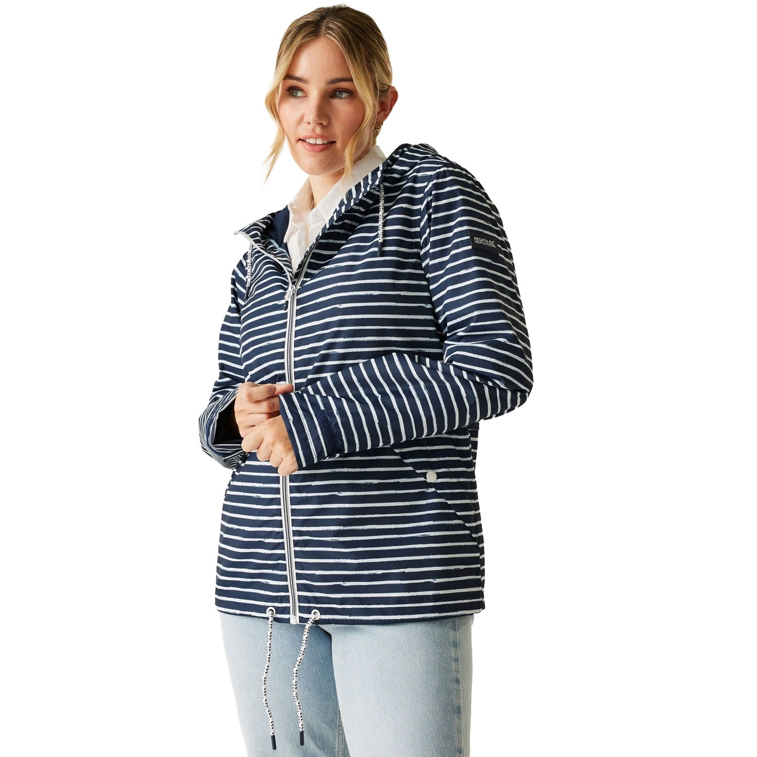 Regatta Womens Bayletta II Painterly Stripe Waterproof Jacket - Walmart.com