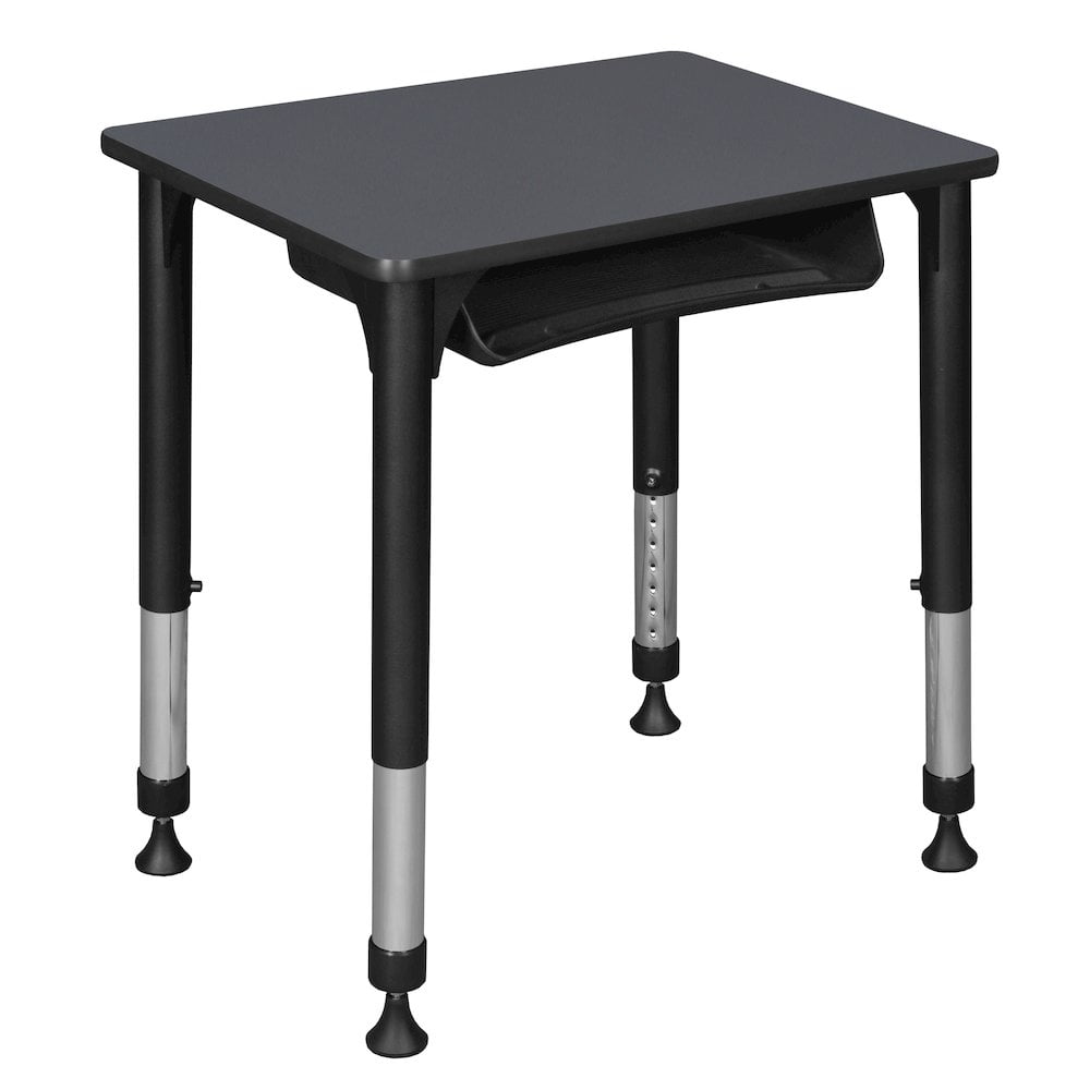 Regency 18.5x26 Rectangle Height Classroom School Desk with Book ...