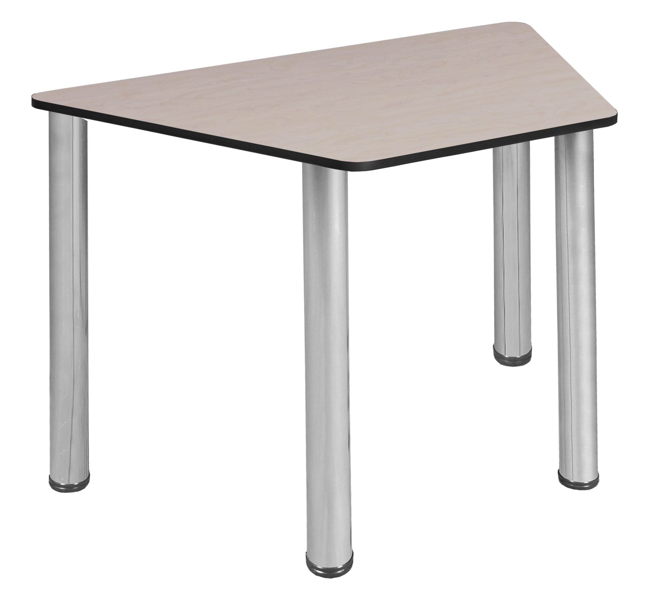 Regency Trapezoid 36 x 23 x 19 Learning School Desk- Maple Top Chrome ...