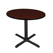 Mayline Bistro Breakroom Tables Black X-Shaped Base - Walmart.com