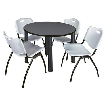 OFM Core Collection Breakroom Set, 42" Square Multi-purpose Table in ...