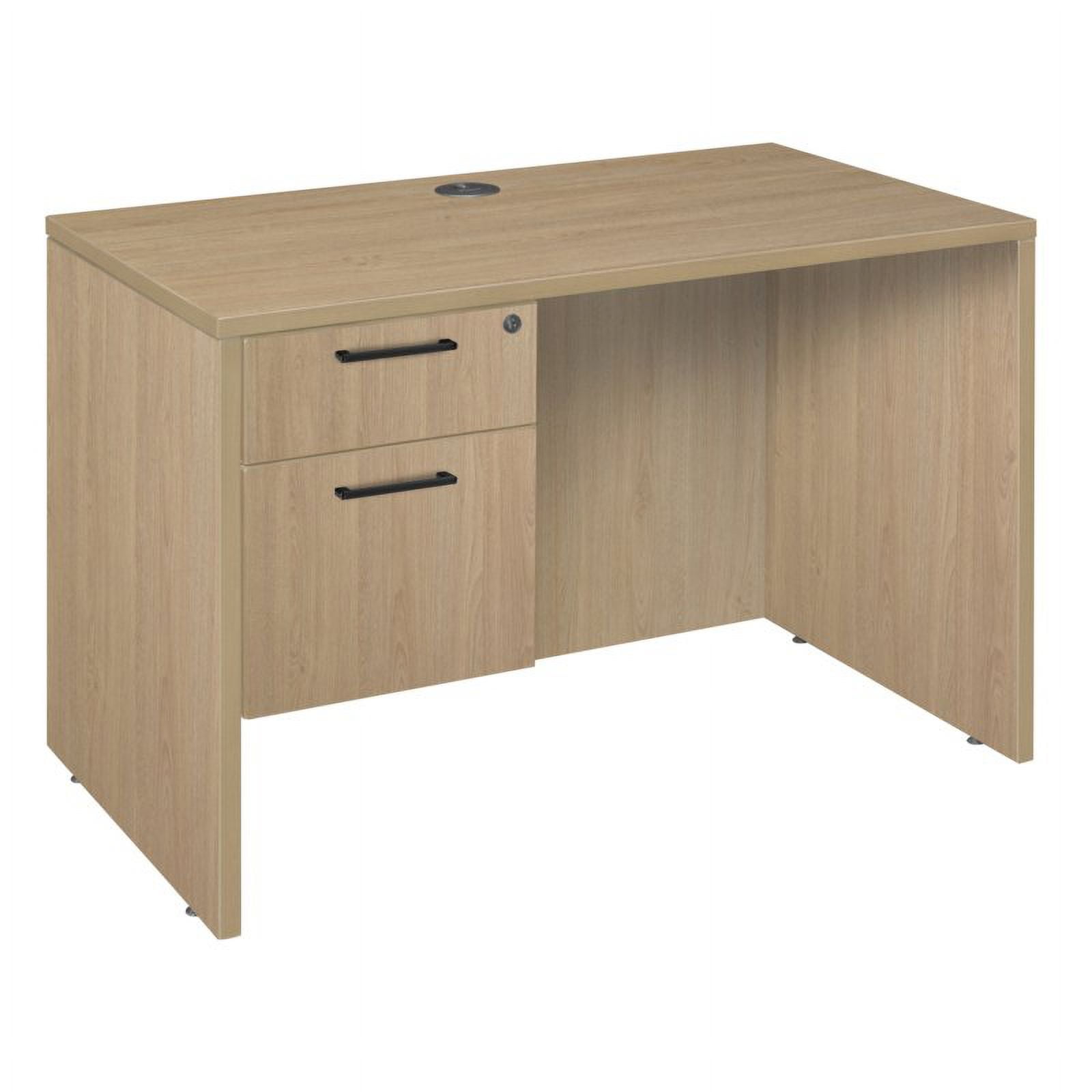 Regency 42 x 24 in. Executive Desk with Single Pedestal Drawer Unit ...