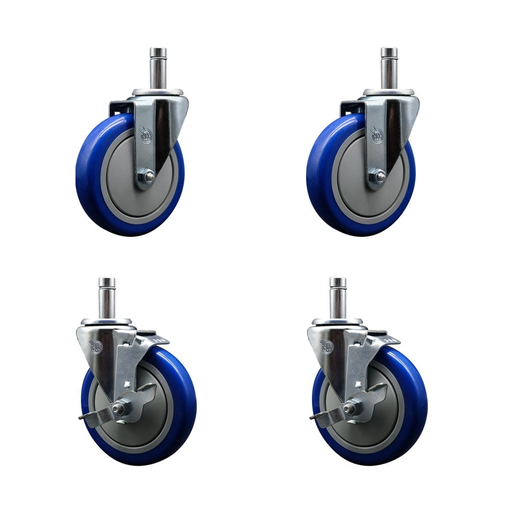 Regency 460EC26 EC-26 5 Inch Replacement Caster Set with Brakes ...