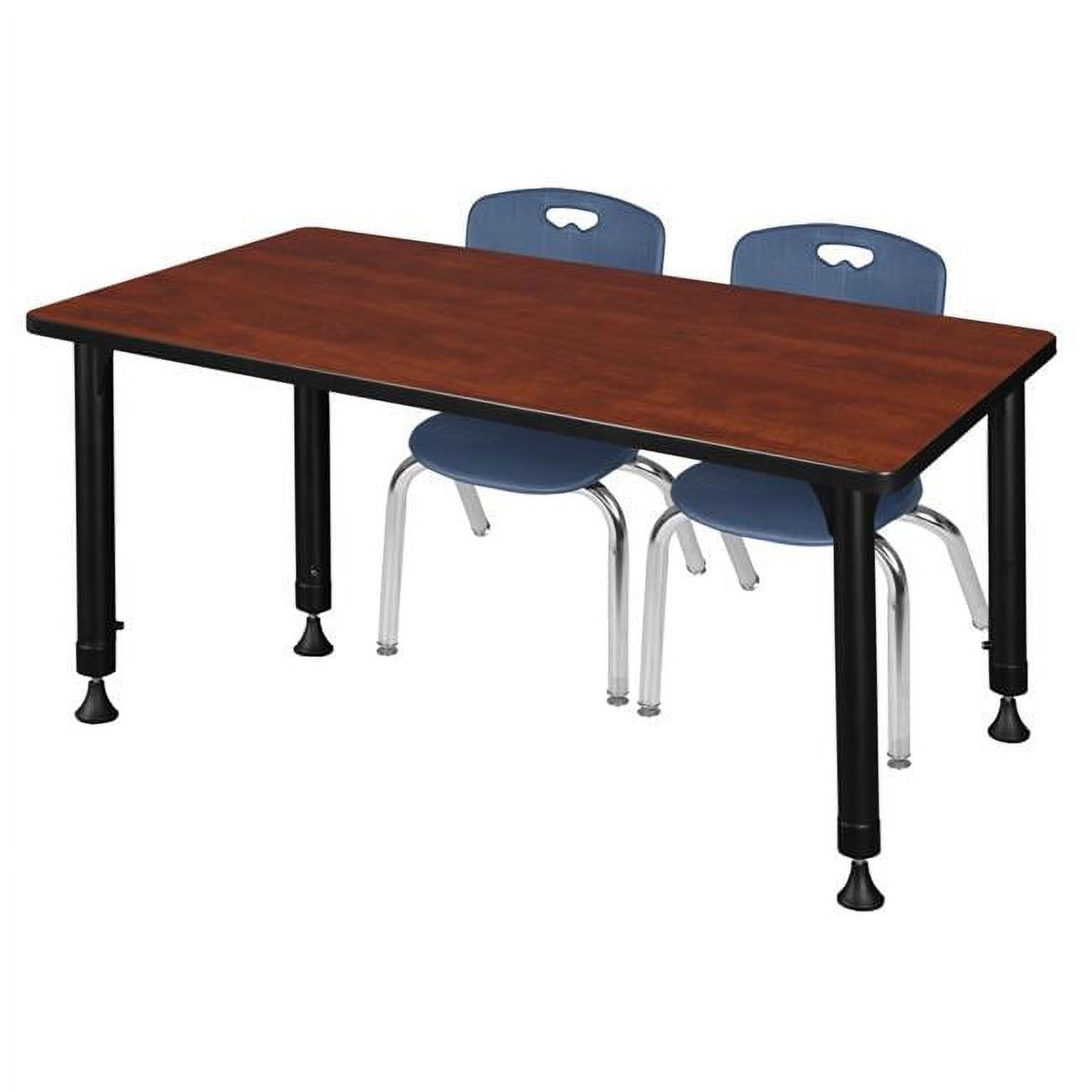 Regency 48 x 30 in. Kee Height Adjustable Classroom Table, Cherry & 2 ...