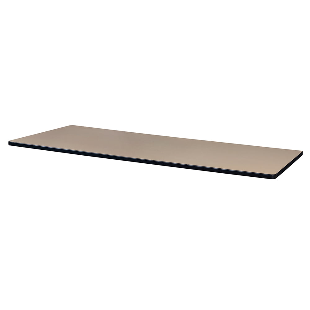 Regency 72" x 30" Rectangle Laminate Table Top- Beige/ Grey - Walmart.com