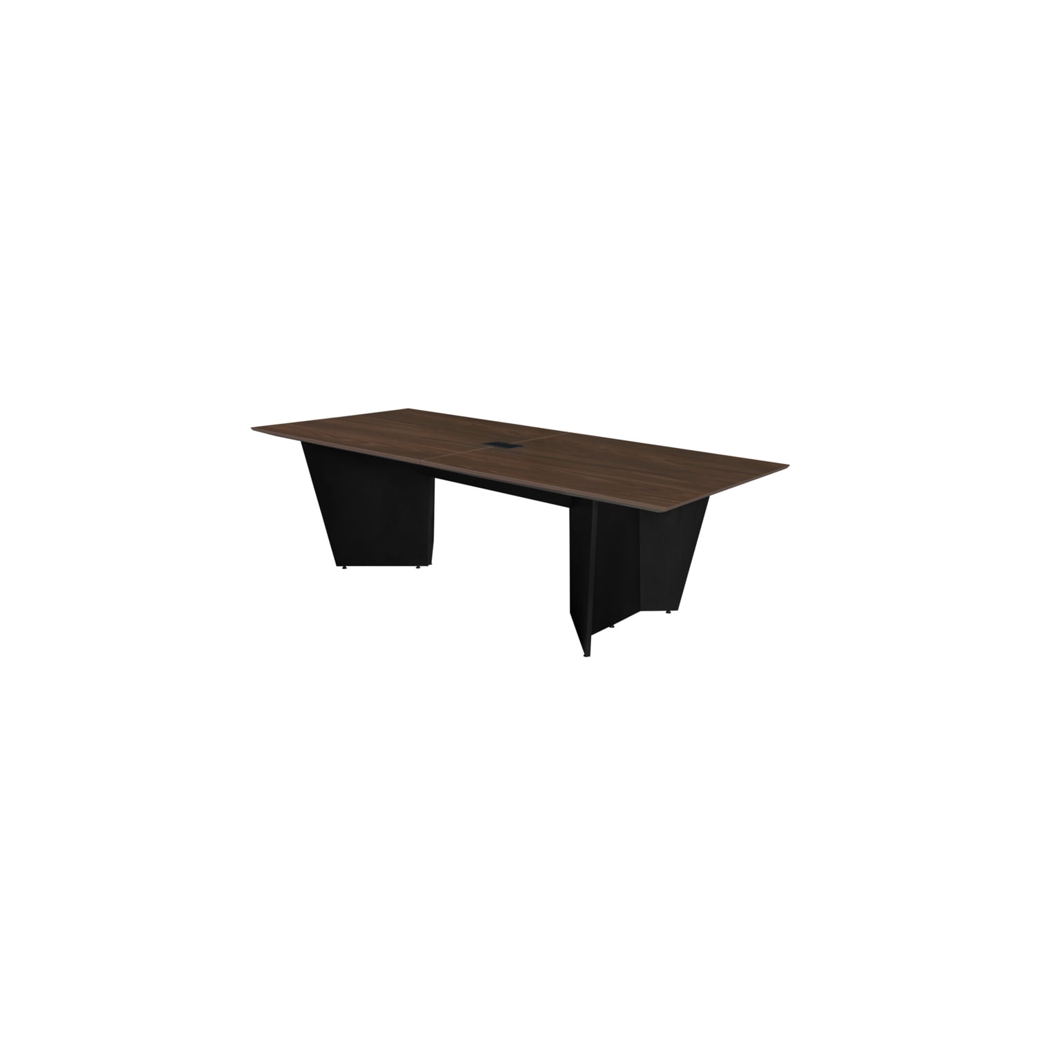 Regency Array 96" Conference Table with Power Data Grommet- Neo Walnut ...