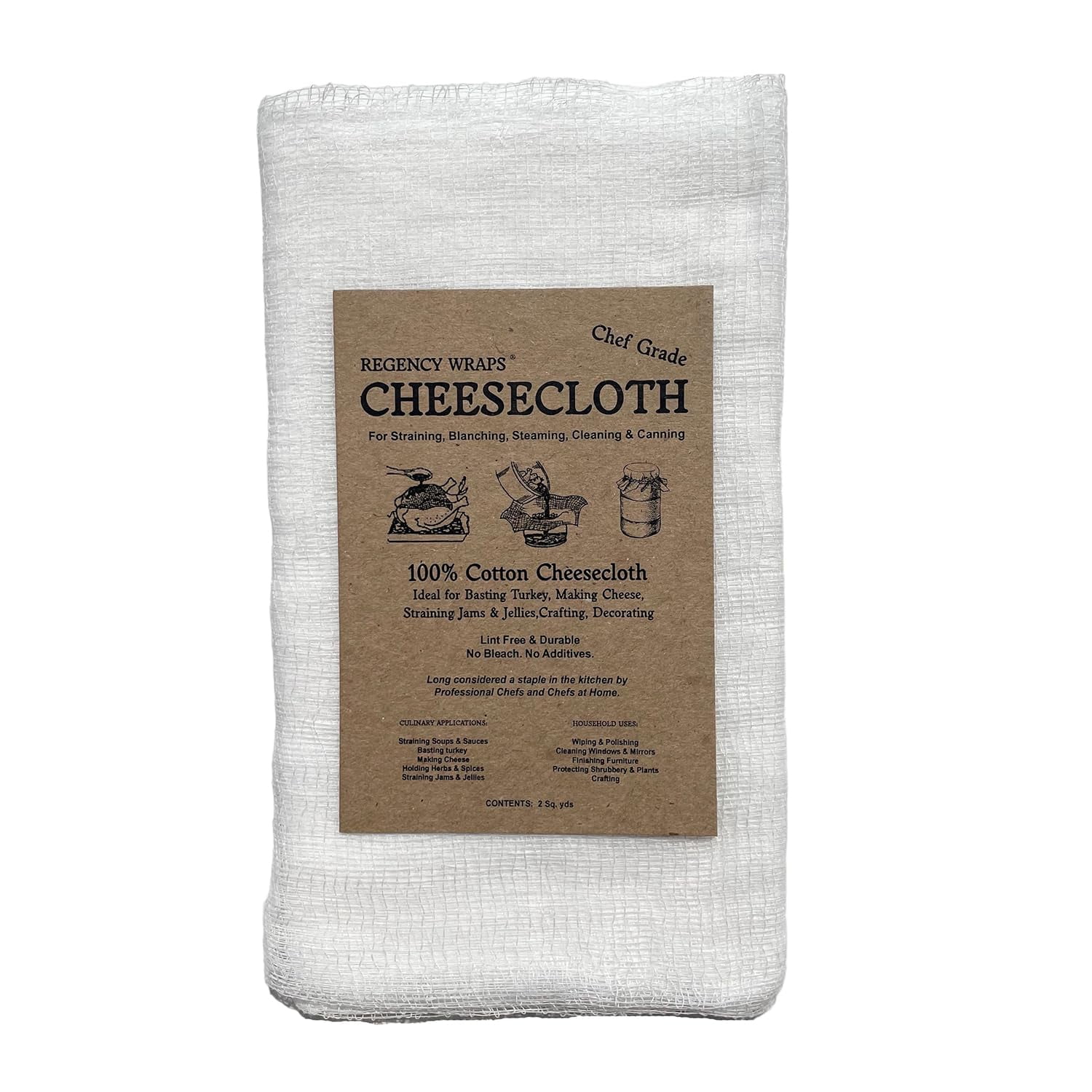 Regency Cheese Cloth, 2 Square Yd. - Walmart.com