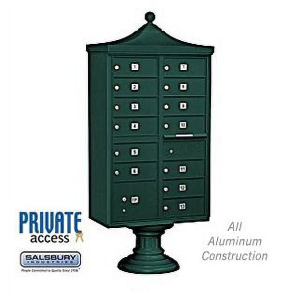 Regency Decorative Cluster Box Unit - 13 B Size Doors - Type IV - Green ...
