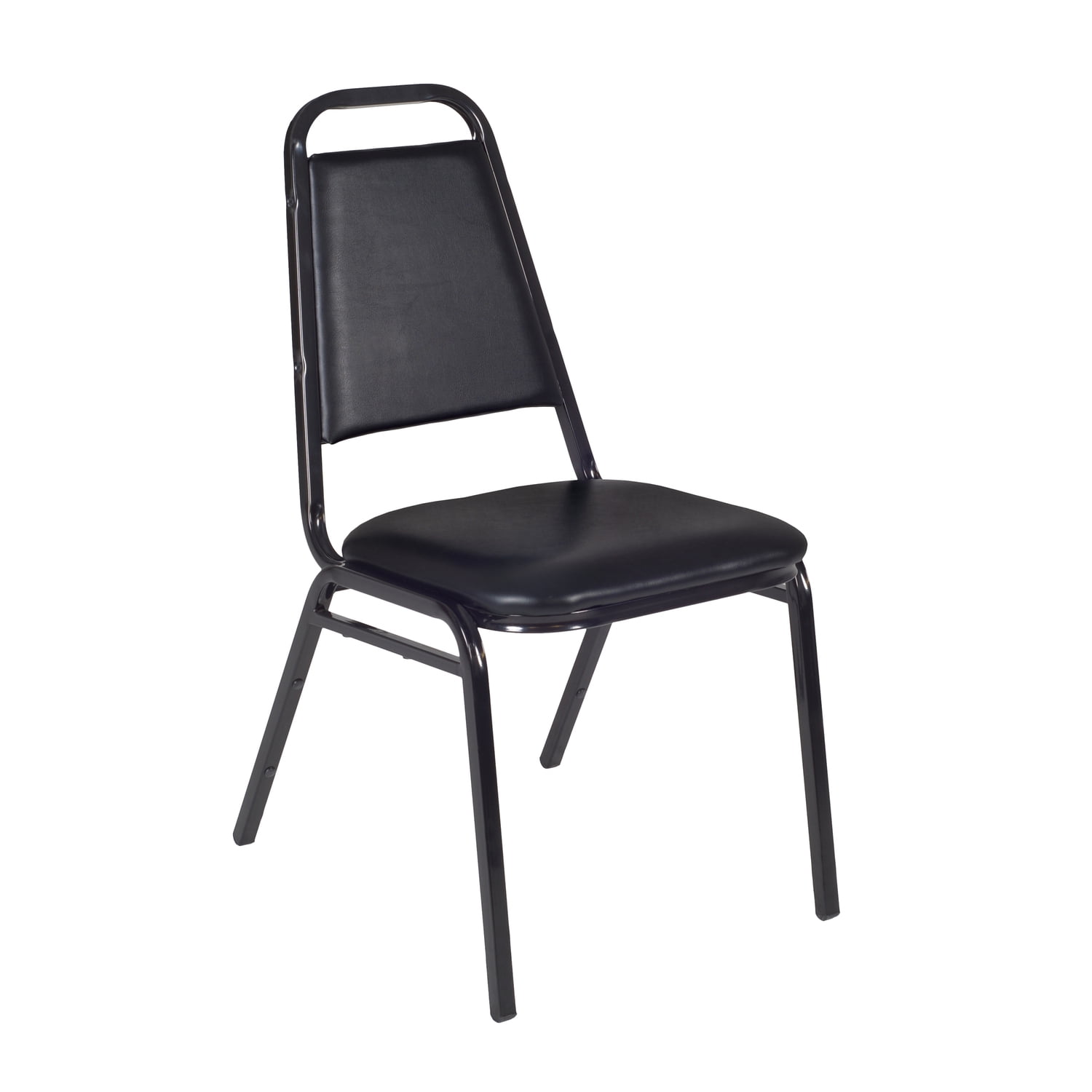 Regency Dining Cushioned Restaurant Stackable Chair- Black - Walmart.com