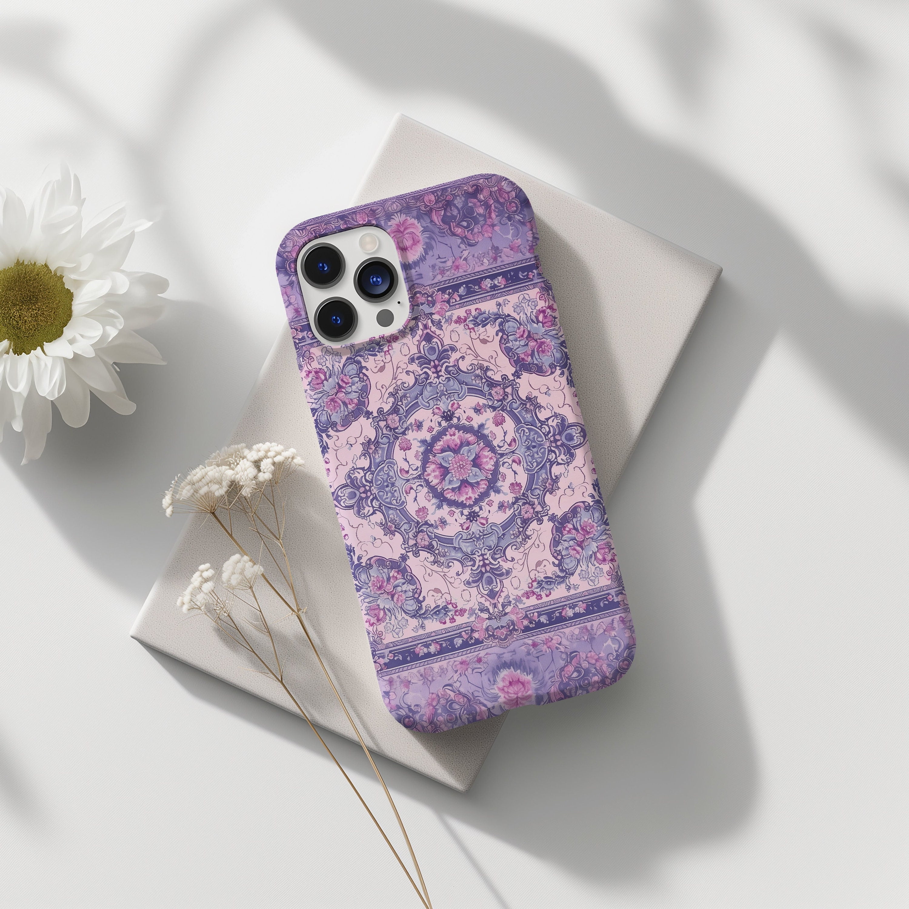 Regency Floral Rococo Romantic Coquette Case for iPhone 17 to 11 Pro ...