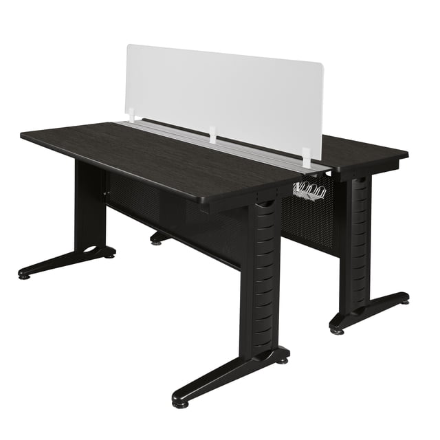 Regency Fusion 48 x 24 in. 2 Person Bench Workstation with Privacy ...