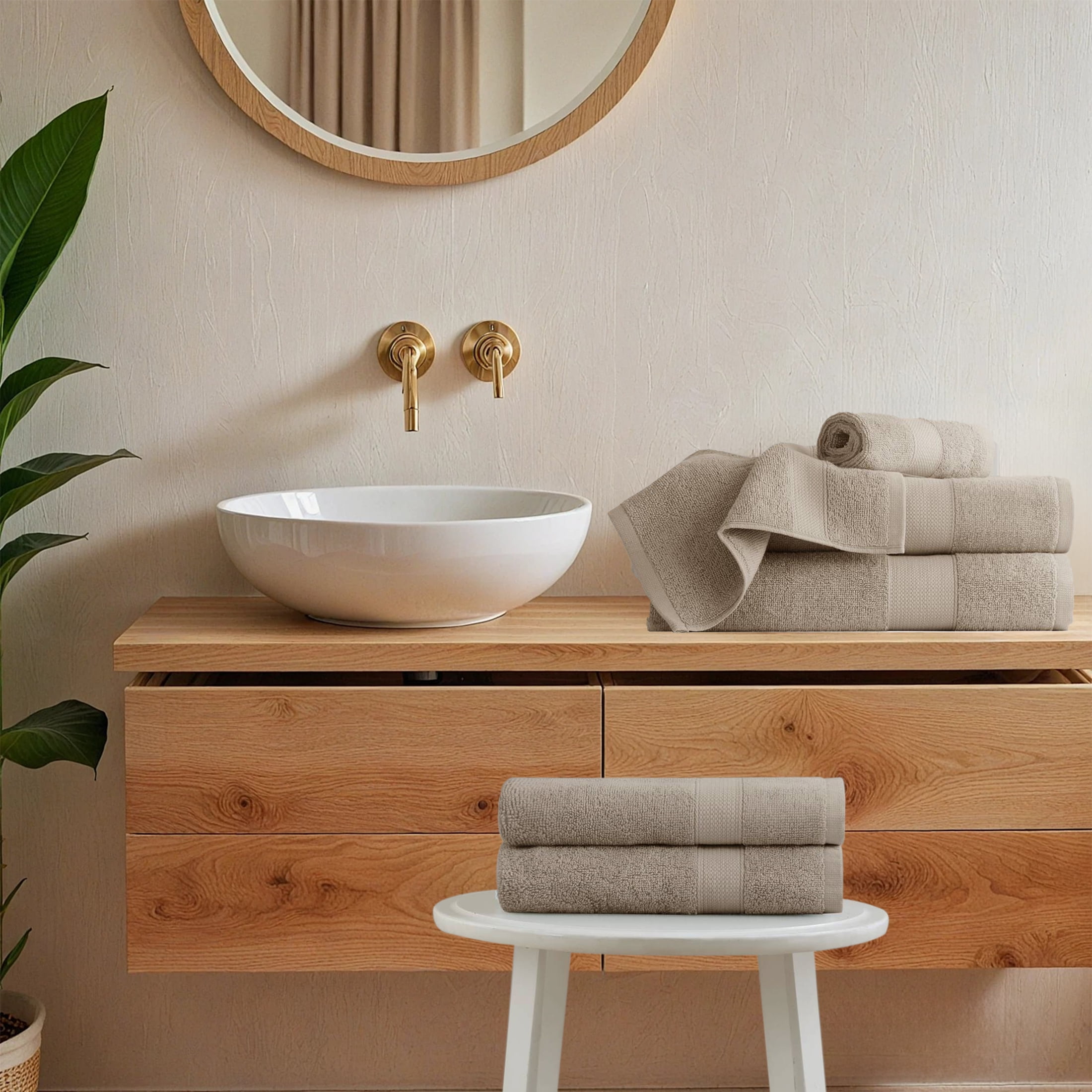 Regency Heights Bath Towel Set, 100% Turkish Cotton, Quick Dry, Super ...