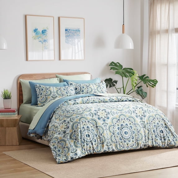Regency Heights Full Size Comforter Set, 9-Piece Bed in a Bag Full ...