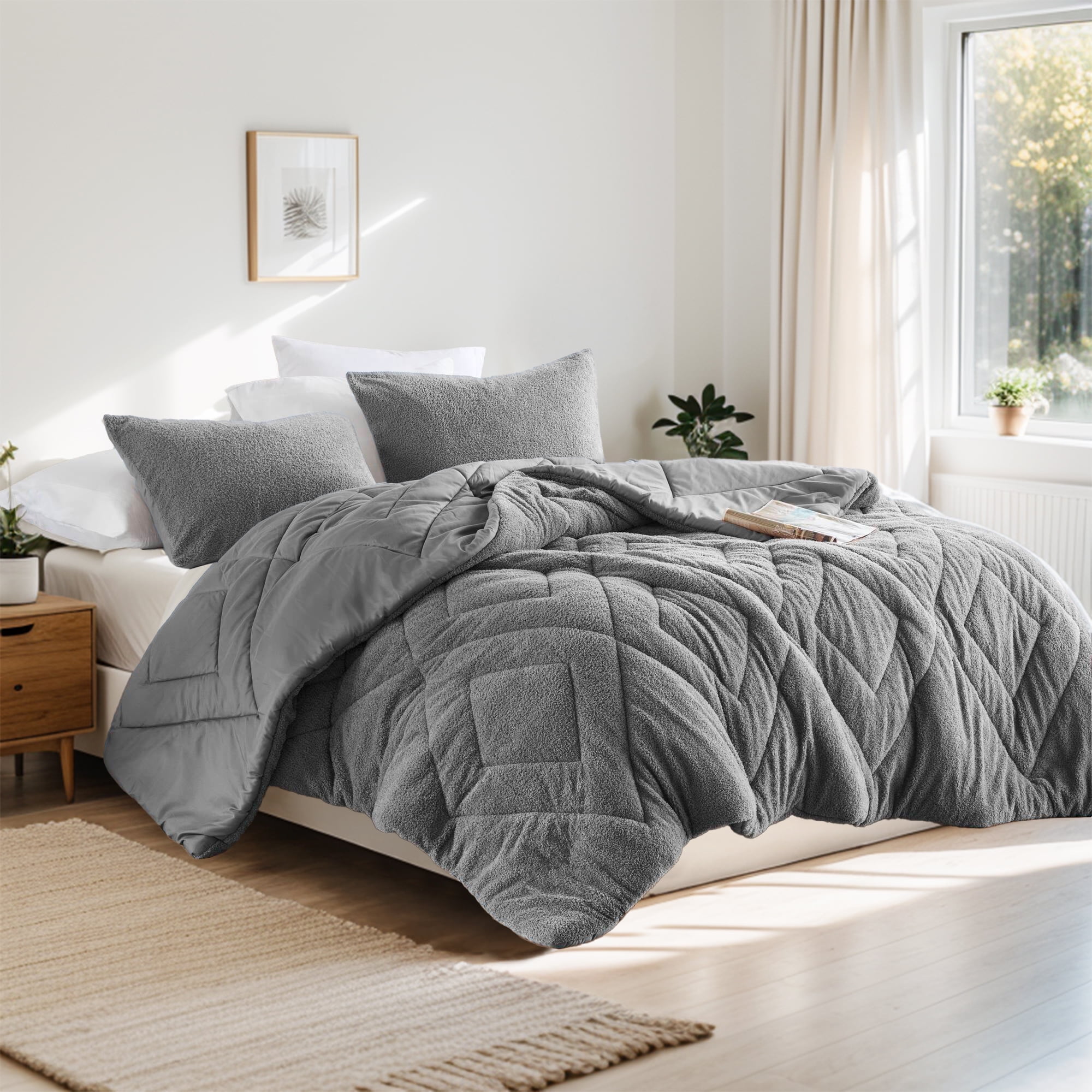 Regency Heights King/Cal King Comforter Set 3-Piece Double Diamond ...