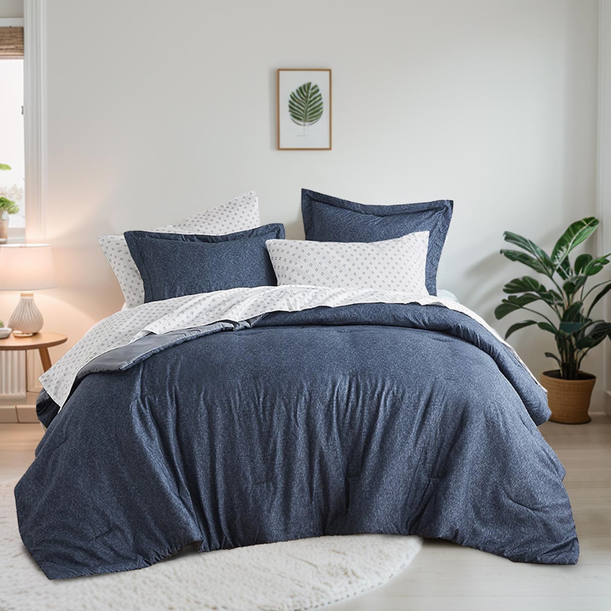 Regency Heights Queen Size Comforter Set, 7-Piece Bed in a Bag with ...