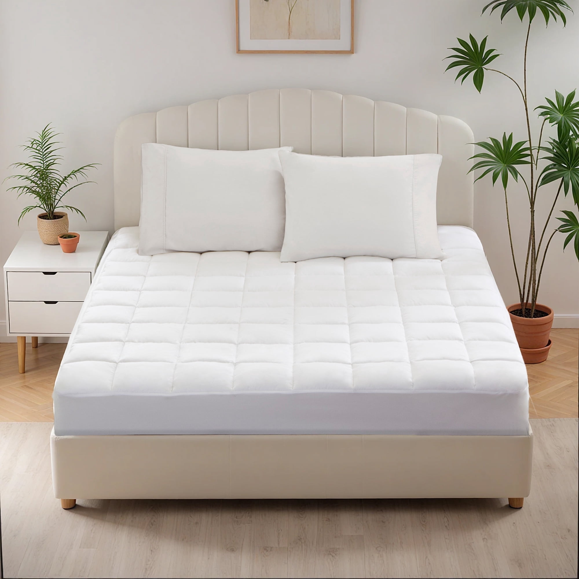 Regency Heights Queen Size Mattress Pad, Quilted Fitted Mattress Cover ...