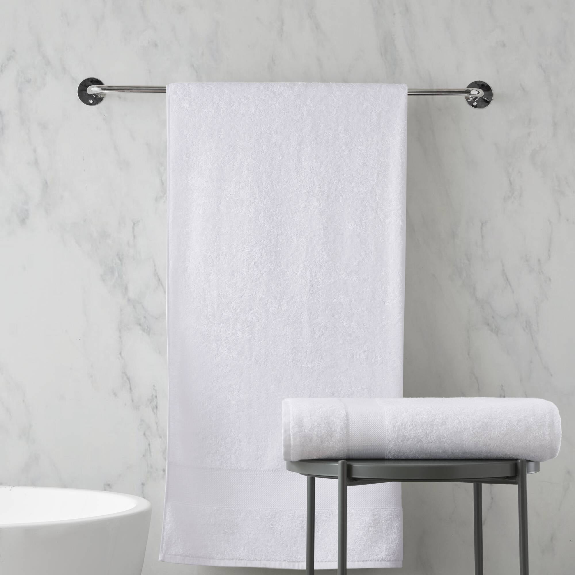 Regency Heights Bathroom Towel Set, Quick Dry Cotton Bathroom Towels ...