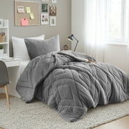 My Texas House Veronica 3-Piece Blue Floral Cotton Slub Comforter Set ...