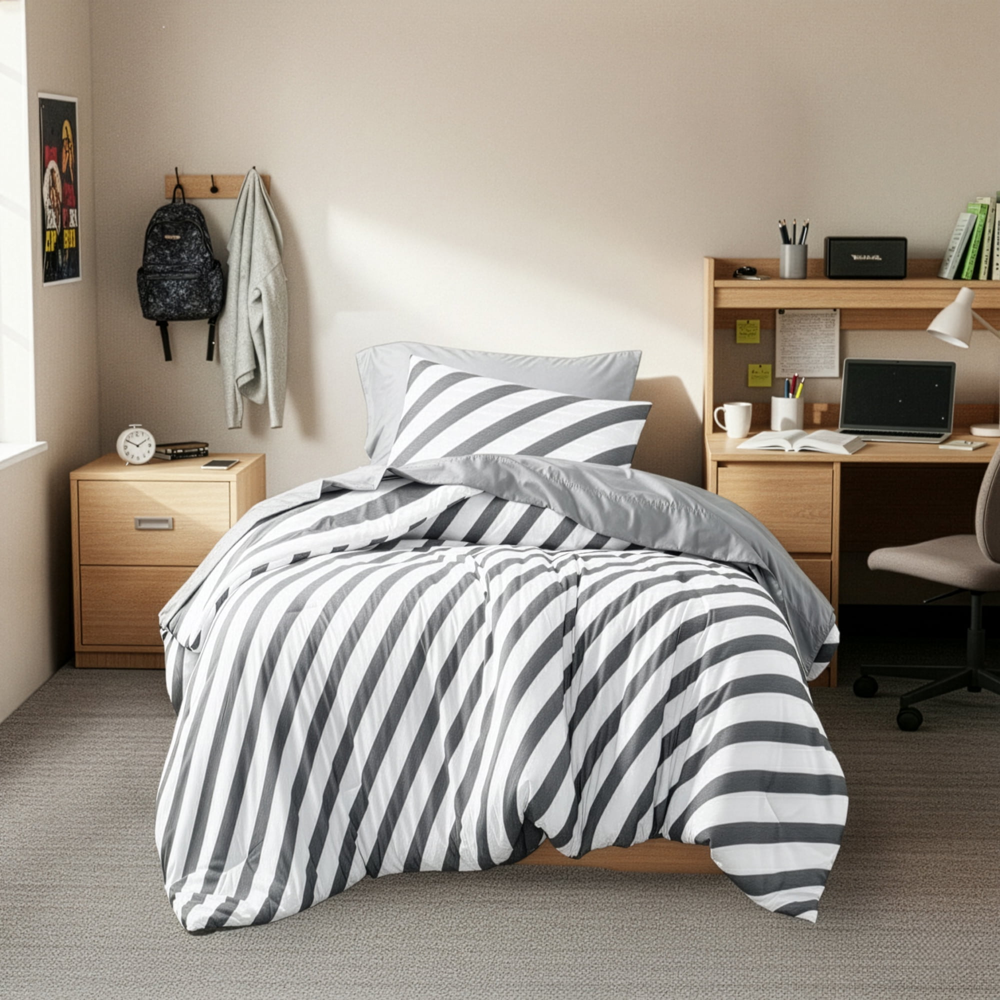 Regency Heights Twin/Twin XL Size Comforter Sets, 5-Piece Bed in a Bag ...