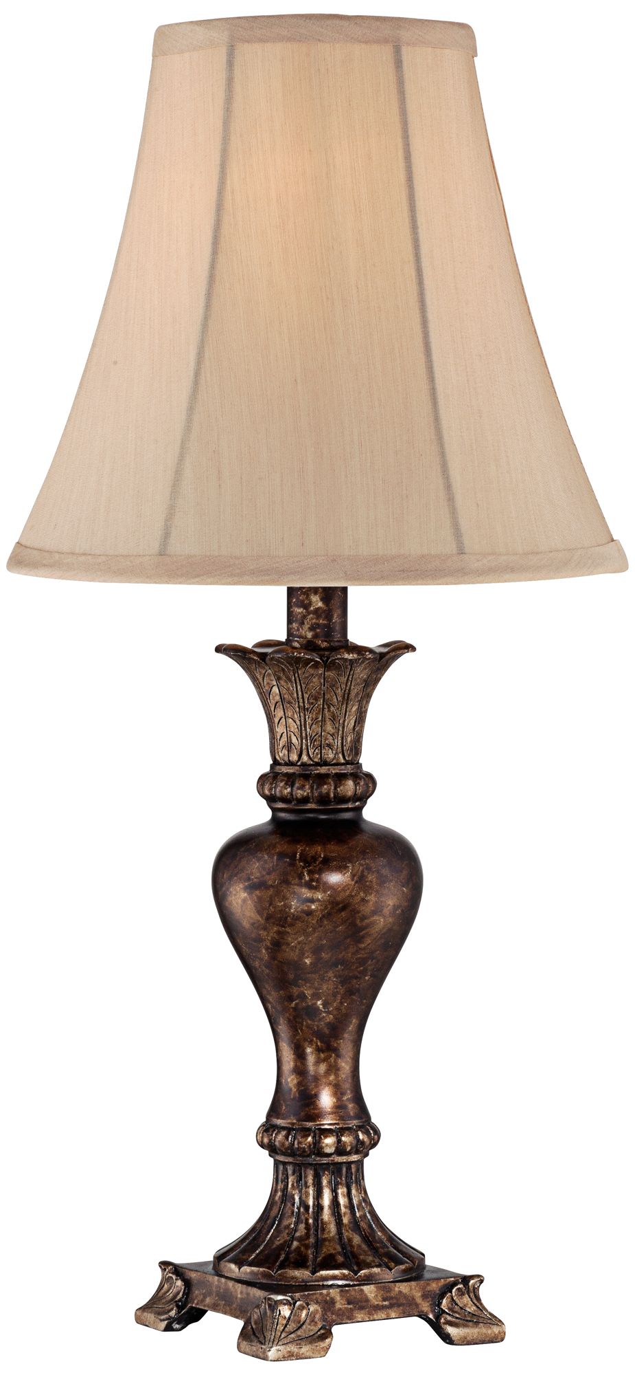 My Texas House 21" Hob-Nail Ceramic Table Lamp, Brass Accents, White ...