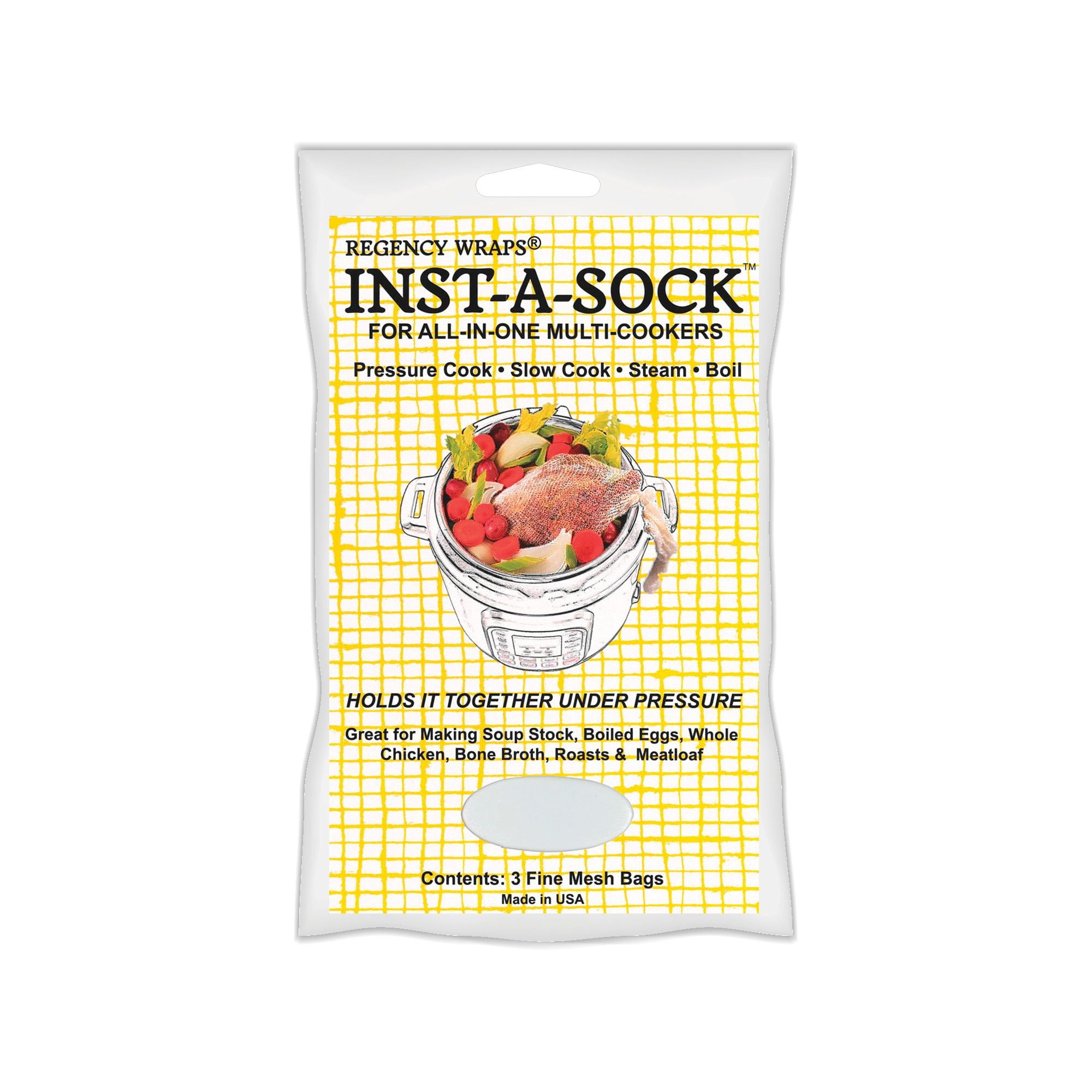 Regency Inst-A-Sock for All-in-One Multi-Cookers to Pressure, Slow Cook ...