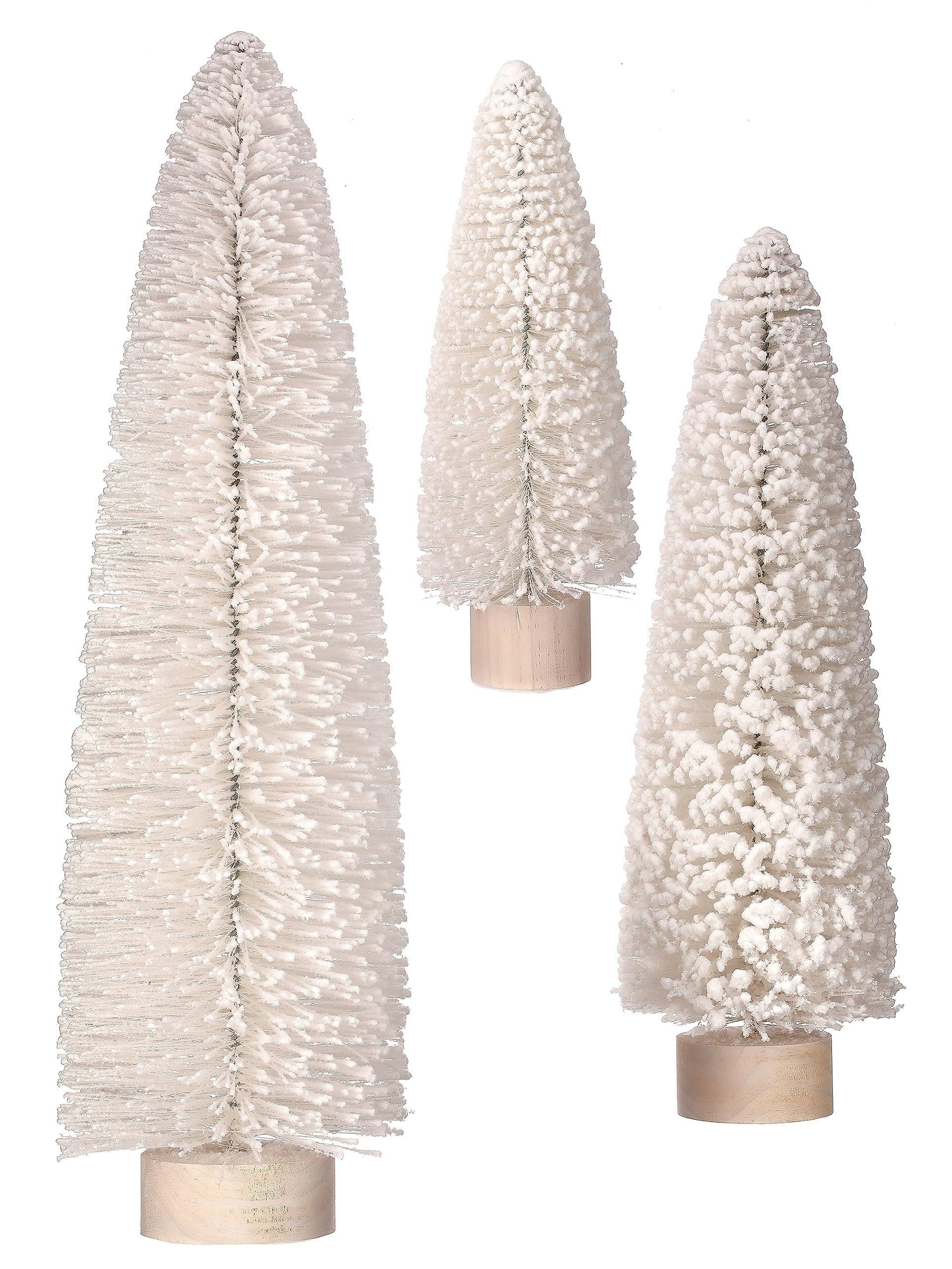 Regency International 12/18/24" Snow Tip Bristle Tree, Set of 3 ...