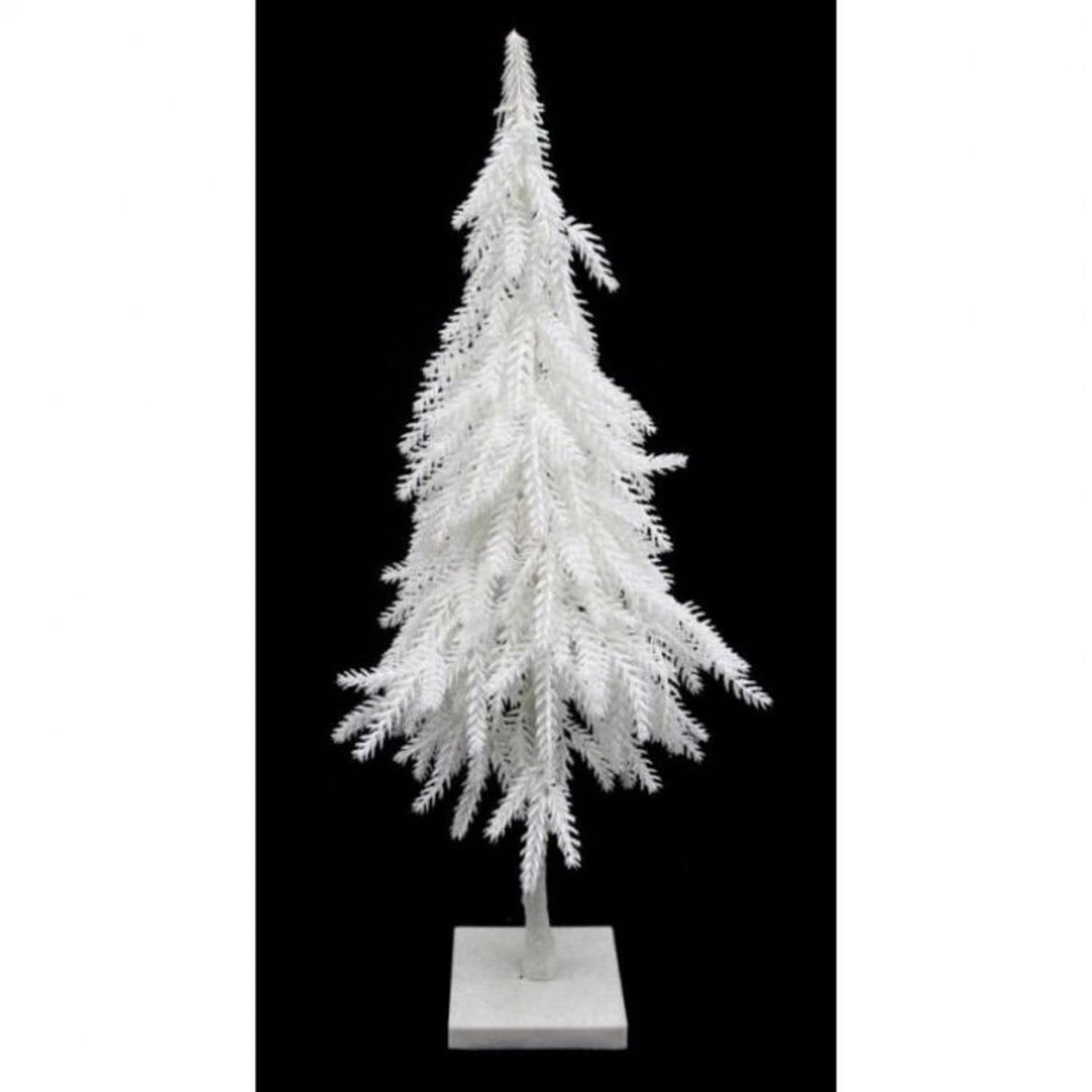 Regency International 21" Winter Alpine Tree with Base, White - Walmart.com