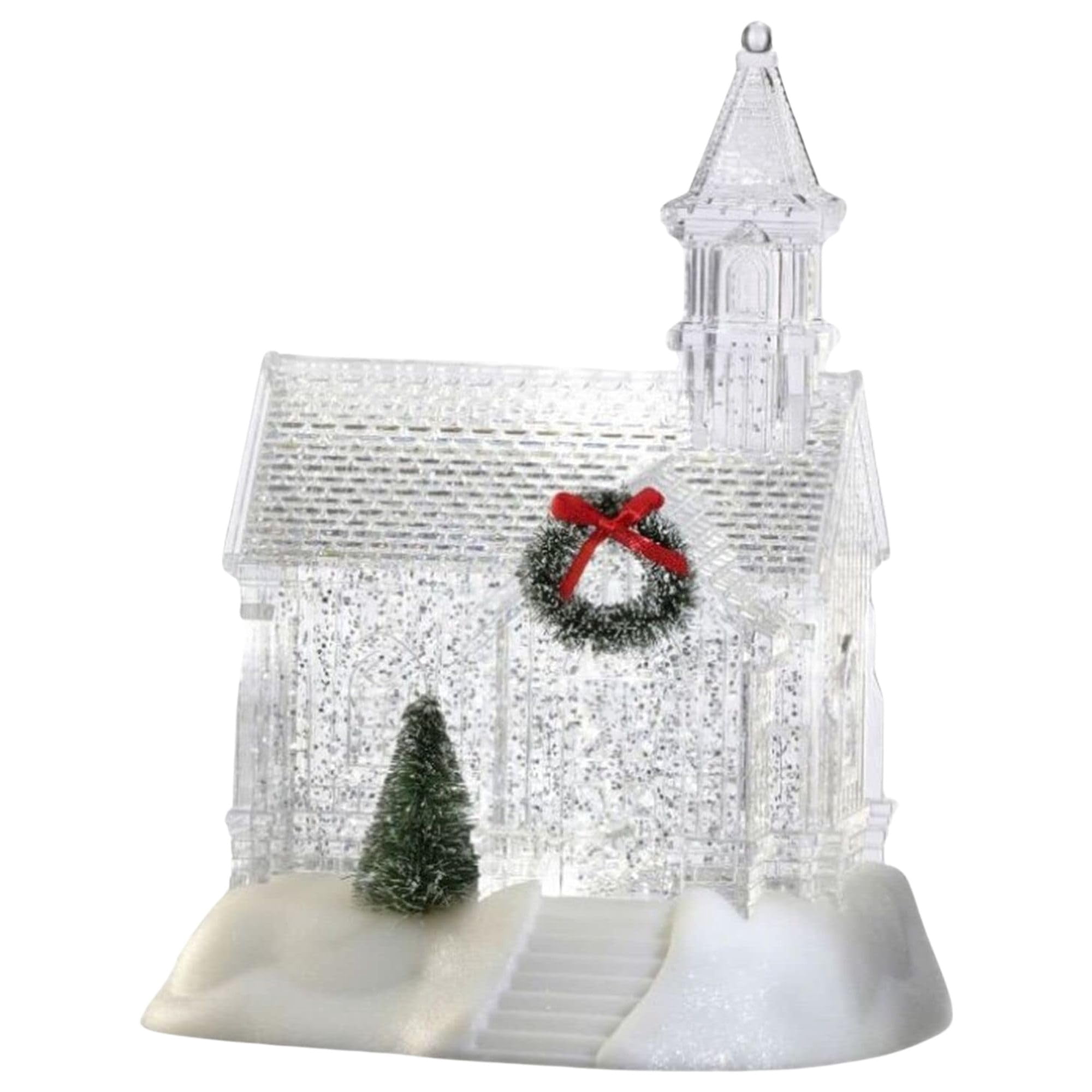 Regency International 9" LED/Battery/Timer/USB Crystal Church Globe ...