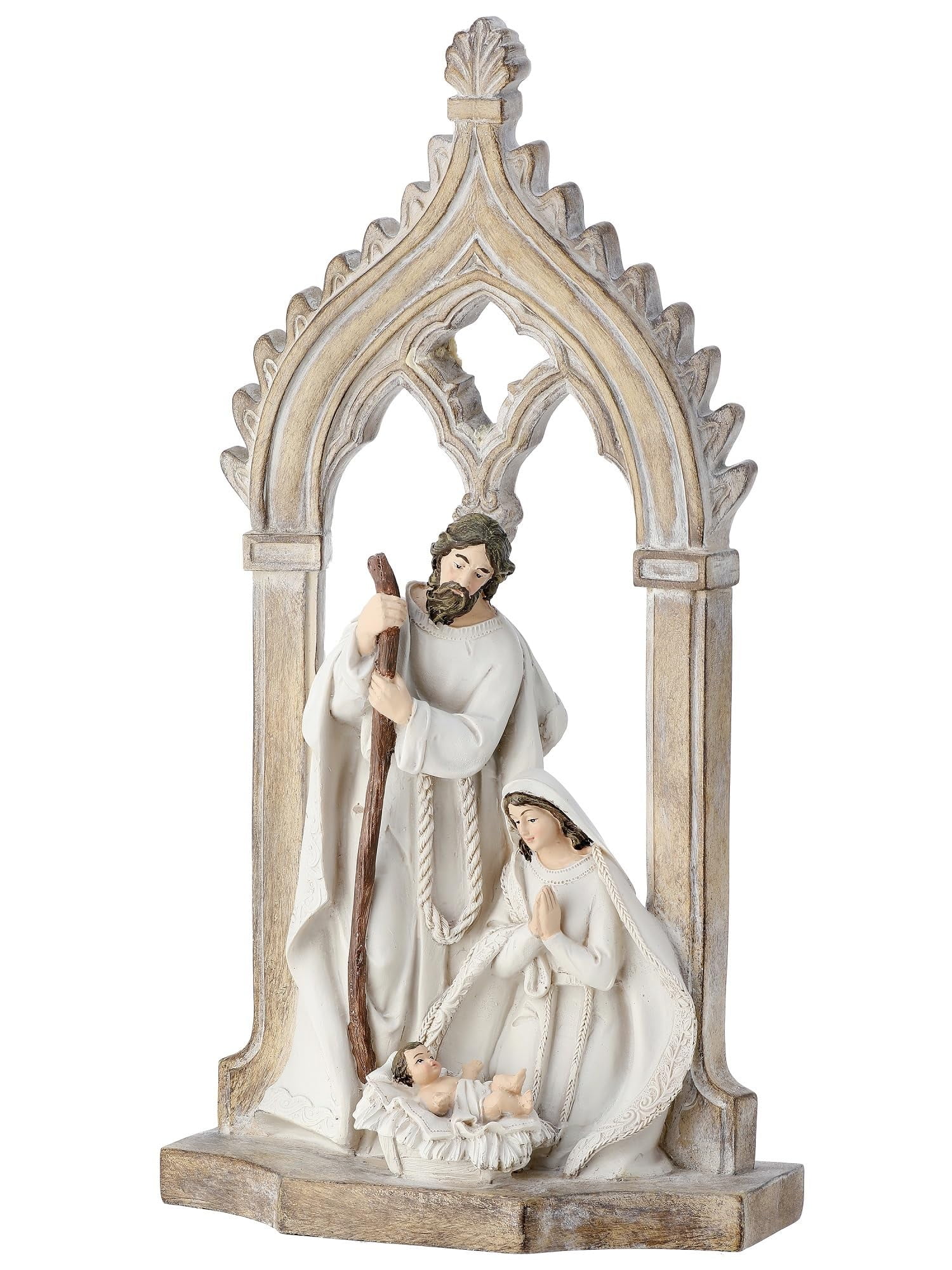 Regency International 9" Resin Holy Family with Arch - Walmart.com