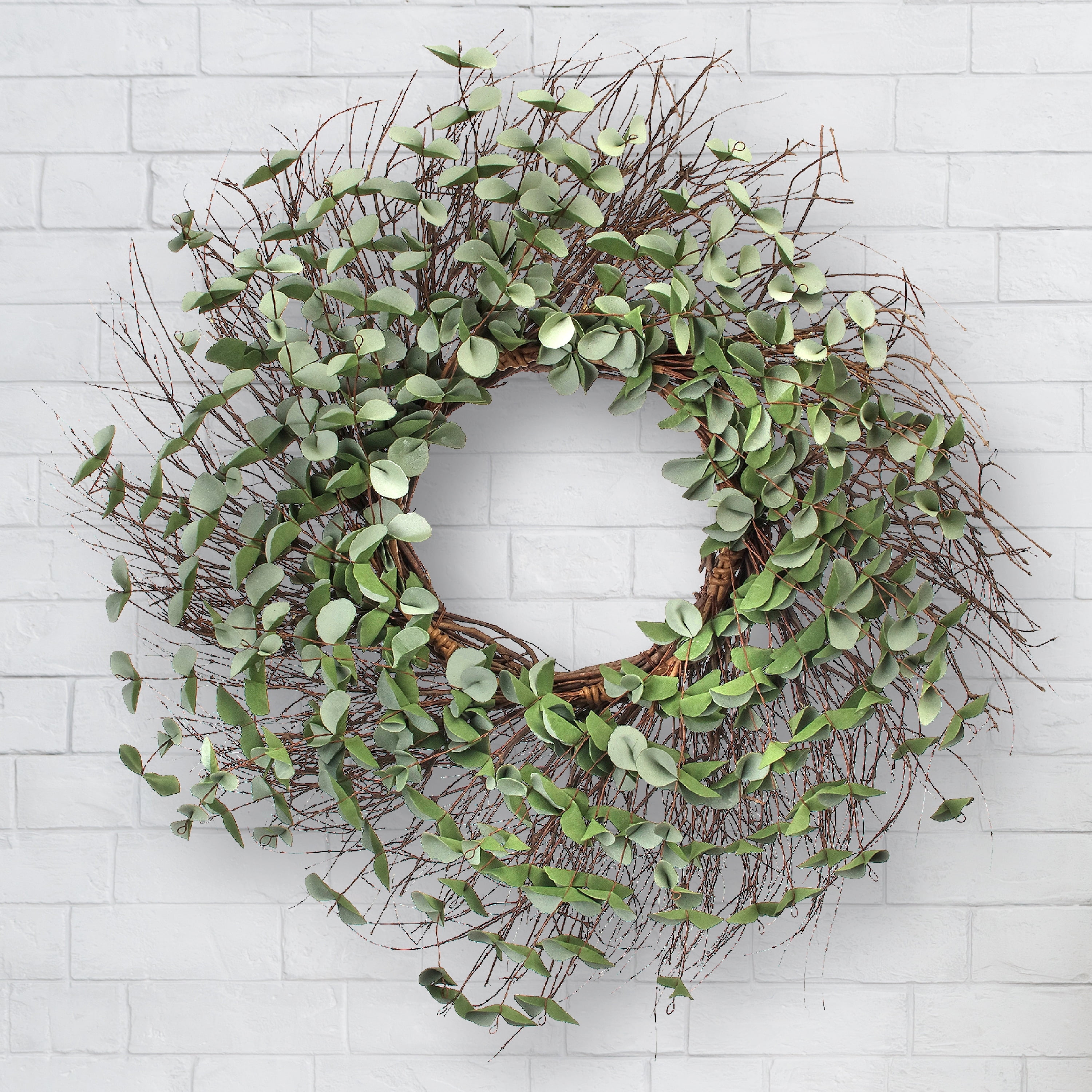 Regency International Eva Eucalyptus Twig Wreath 26" - Walmart.com