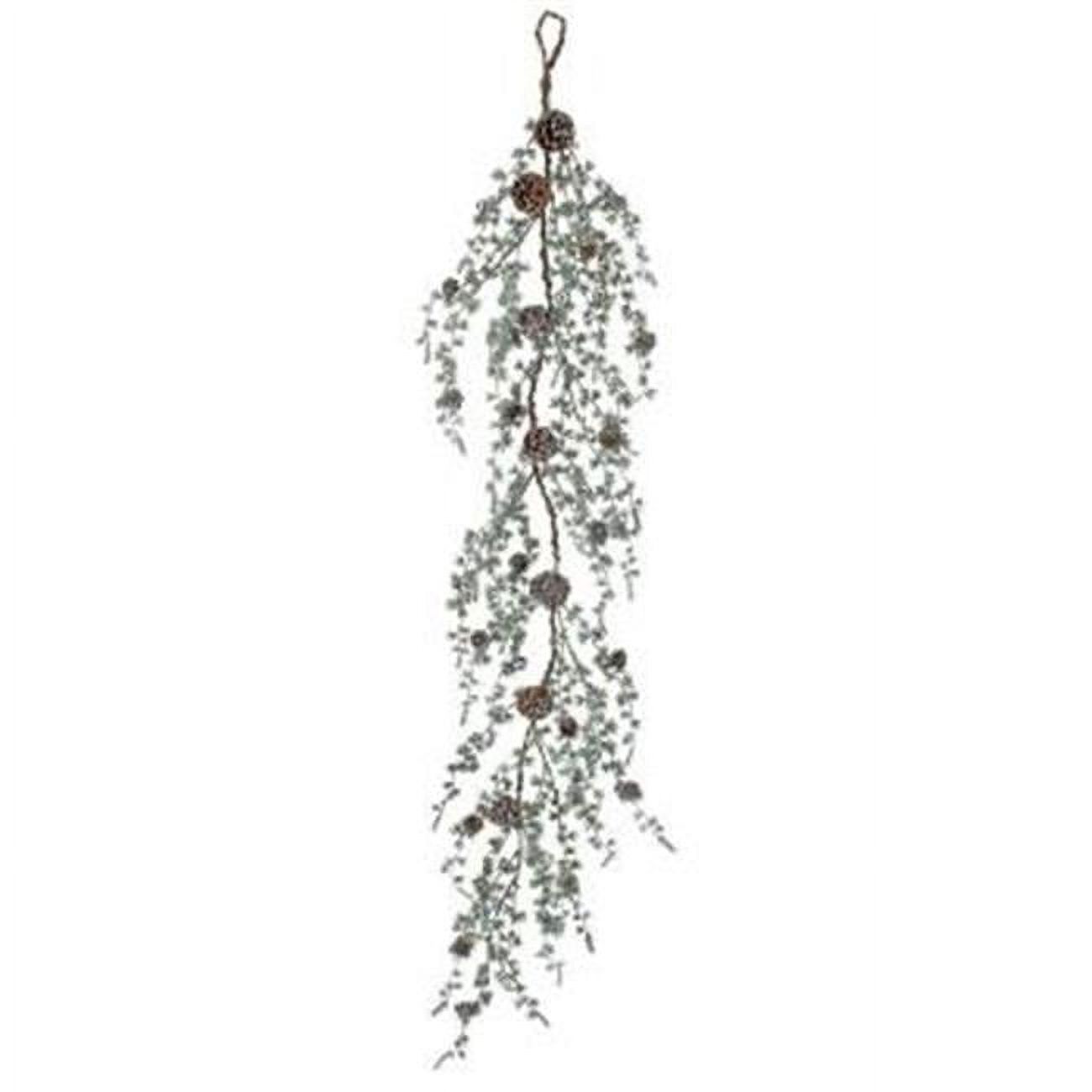 Regency International 54" Frost Glitter Ming Pine with Jingle Bells ...