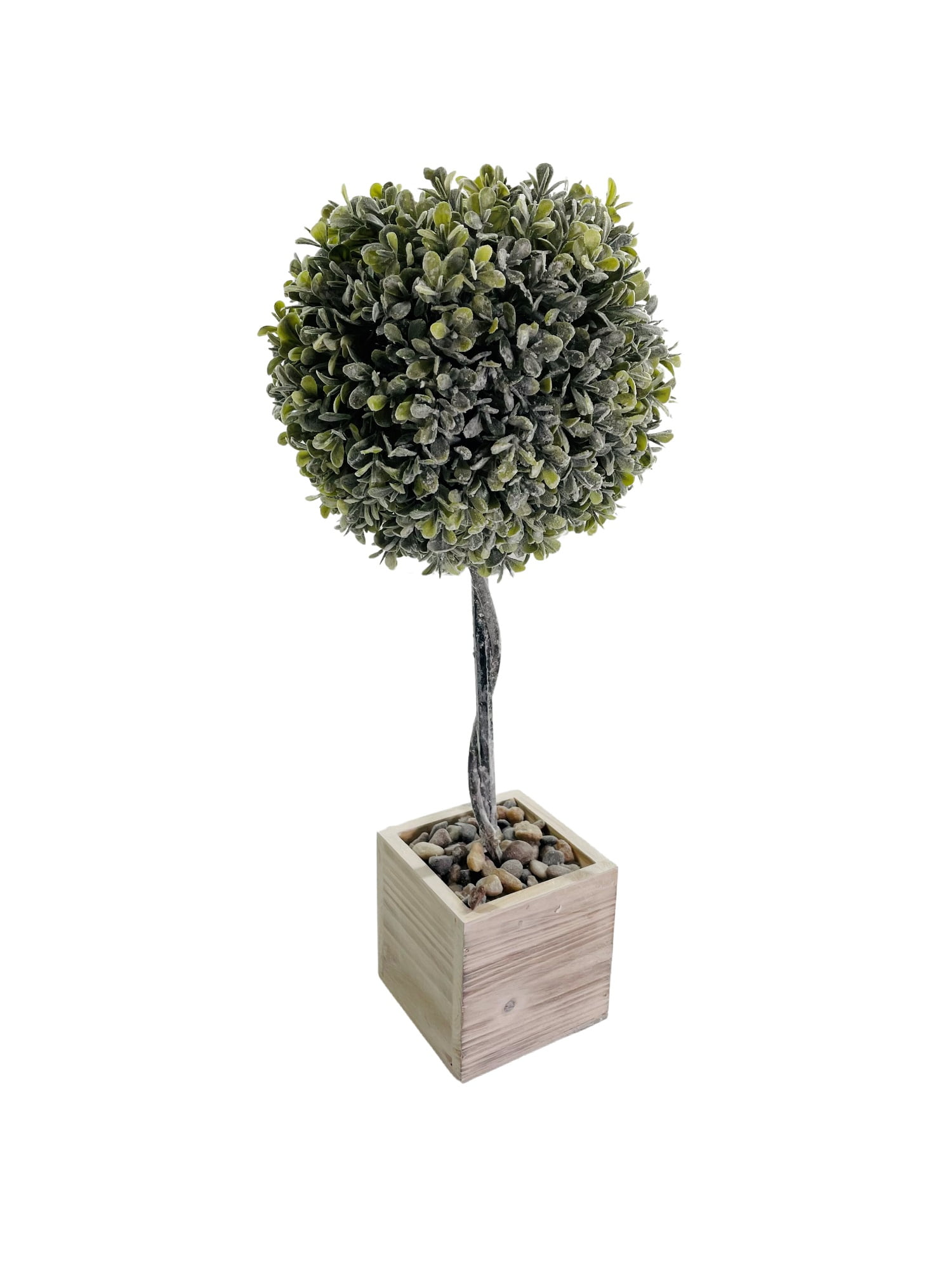 Regency International Topiary Flocked Boxwood Single Ball Topiary in ...