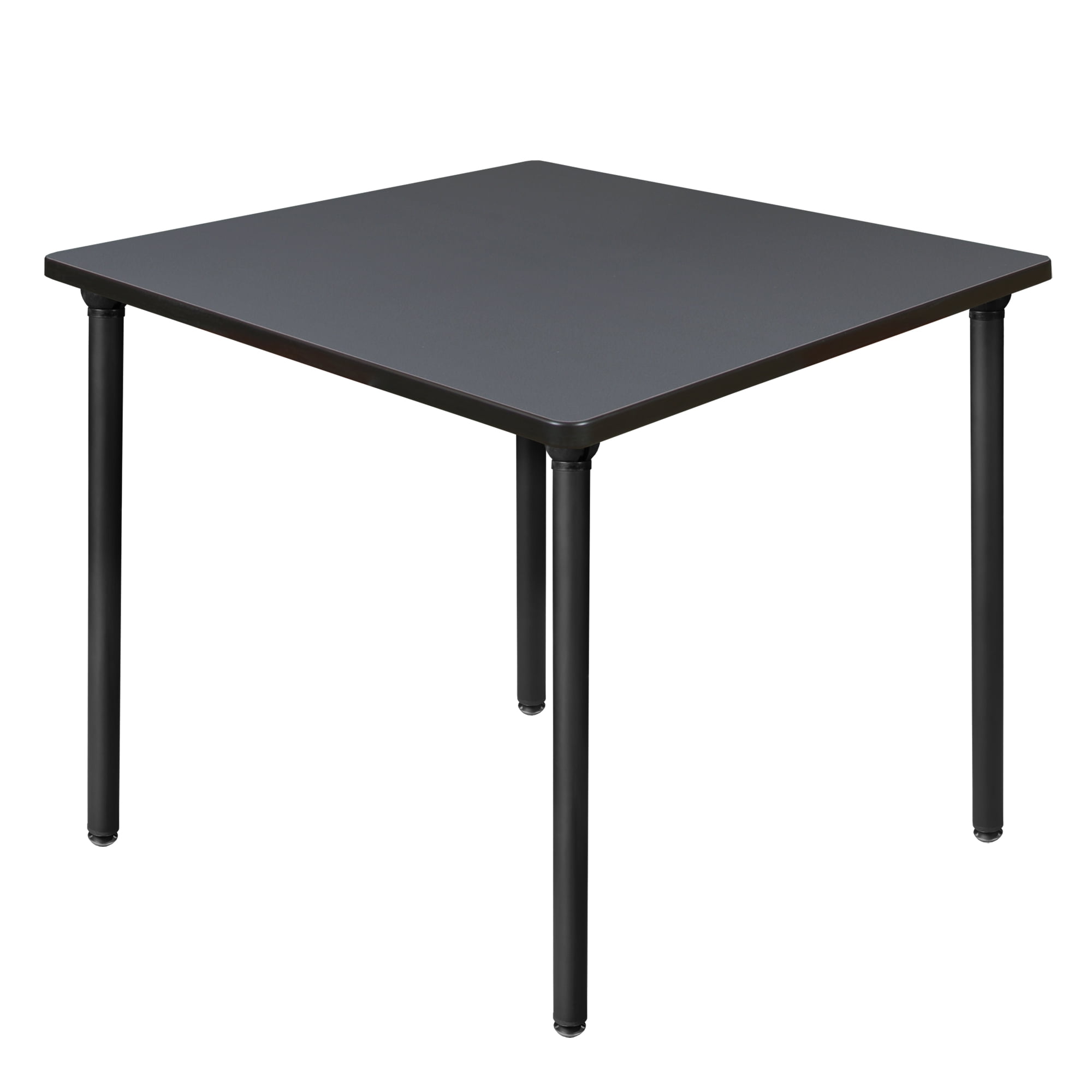 Regency Kee 42 in. Medium Square Breakroom Table- Grey Top, Black ...