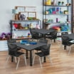 Regency Kee 42" Square Height Adjustable Mobile Classroom Table - Grey ...