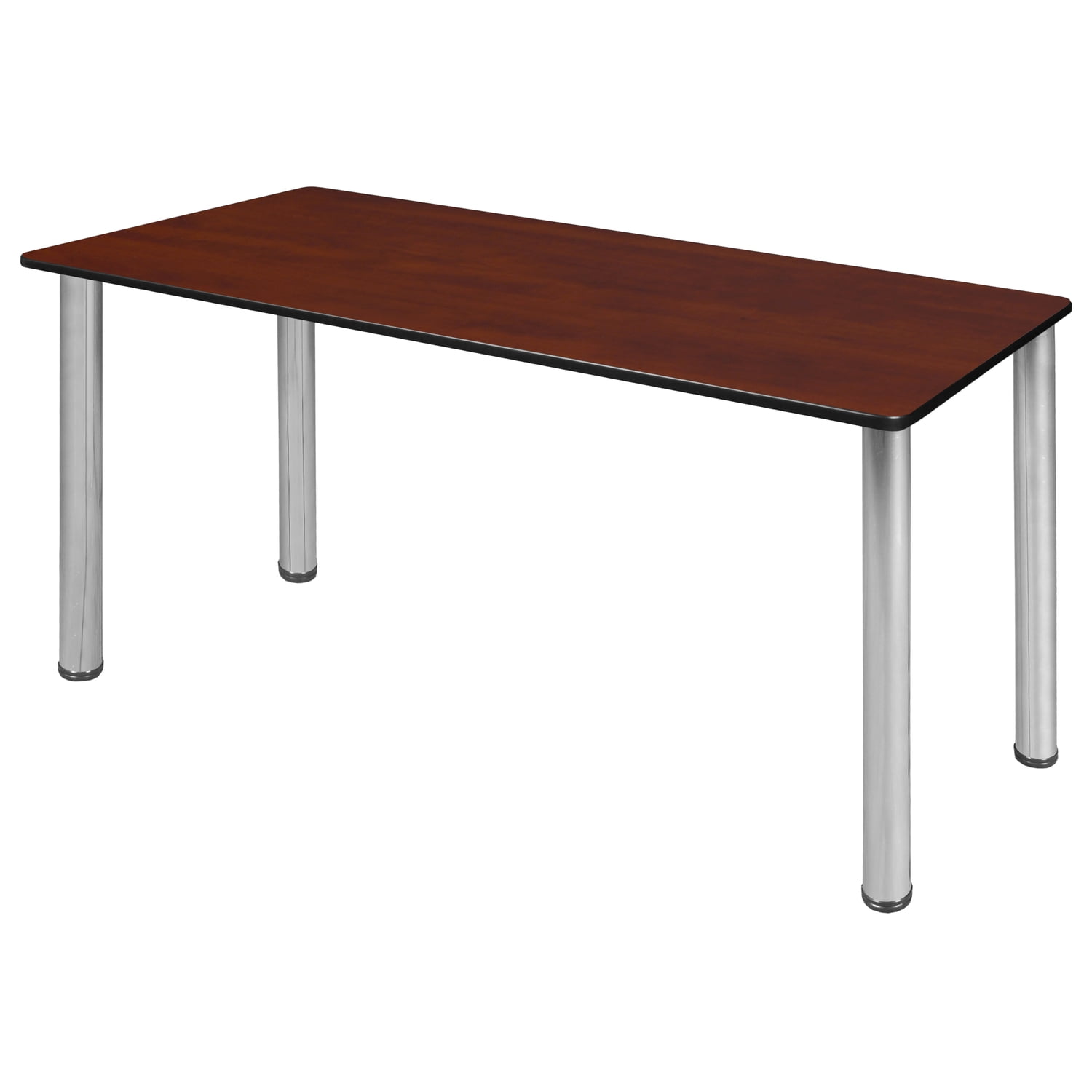 Regency Kee Office Slim Table 48x24 in. - Cherry Top, Chrome Legs ...