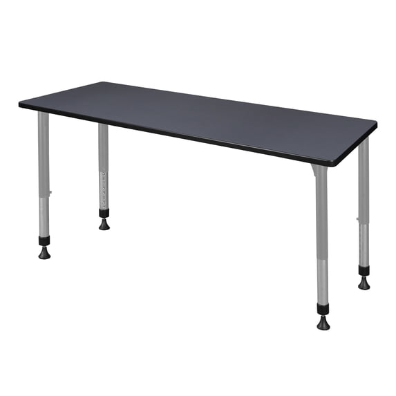 Regency Kee 60 x 24 in. Height Adjustable Classroom Activity Table ...