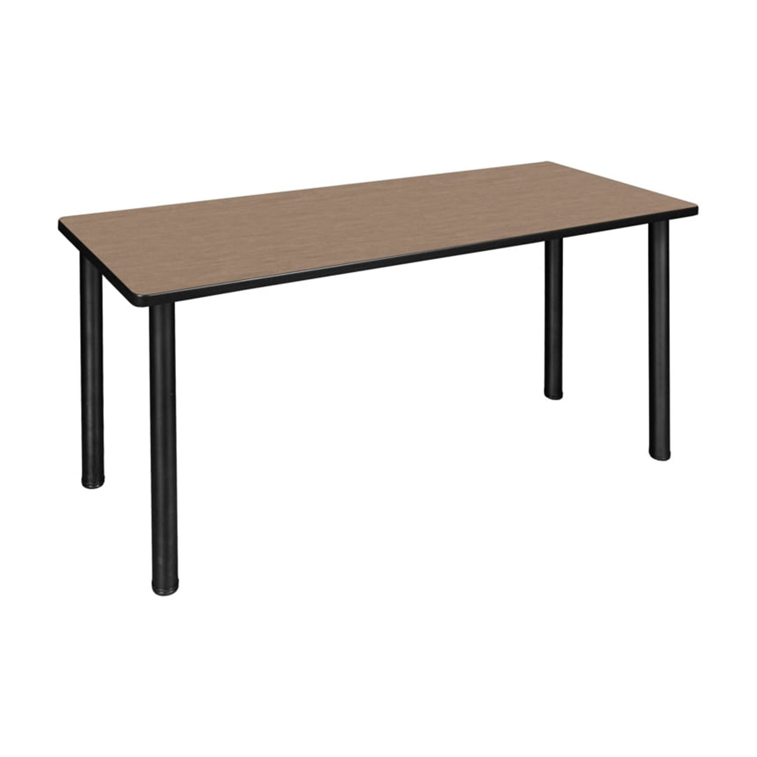 Regency Kee 72 x 24 in. Training Seminar Table- Noble Oak Top, Black ...