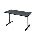 Regency Kobe 48 Inch Rectangular Training Table in Grey - Walmart.com