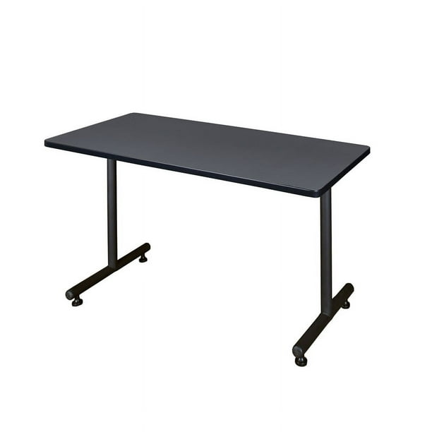 Regency Kobe 48 Inch Rectangular Training Table in Grey - Walmart.com
