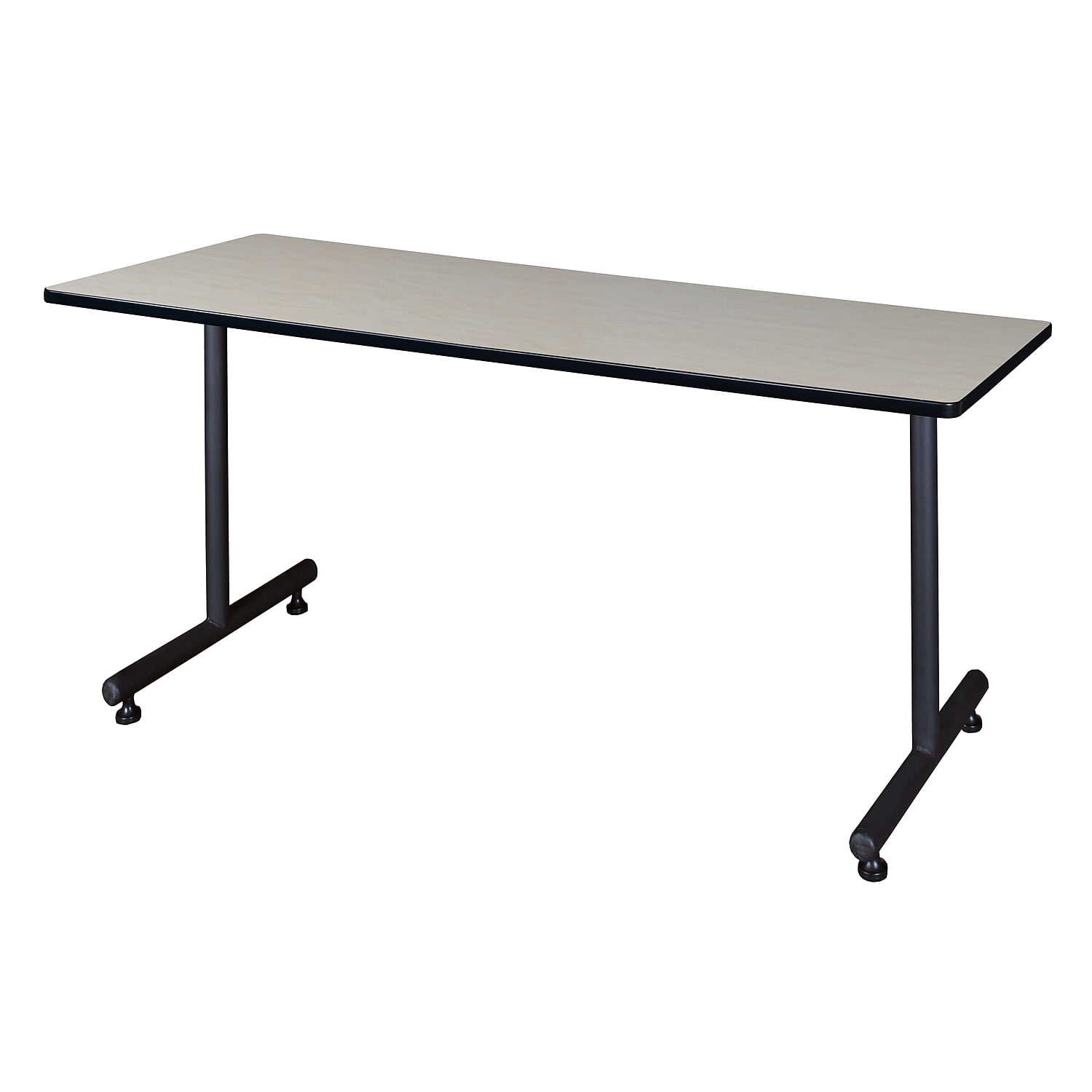 Regency Kobe 60 x 30 in. Steel T-Base Training Seminar Table- Maple ...