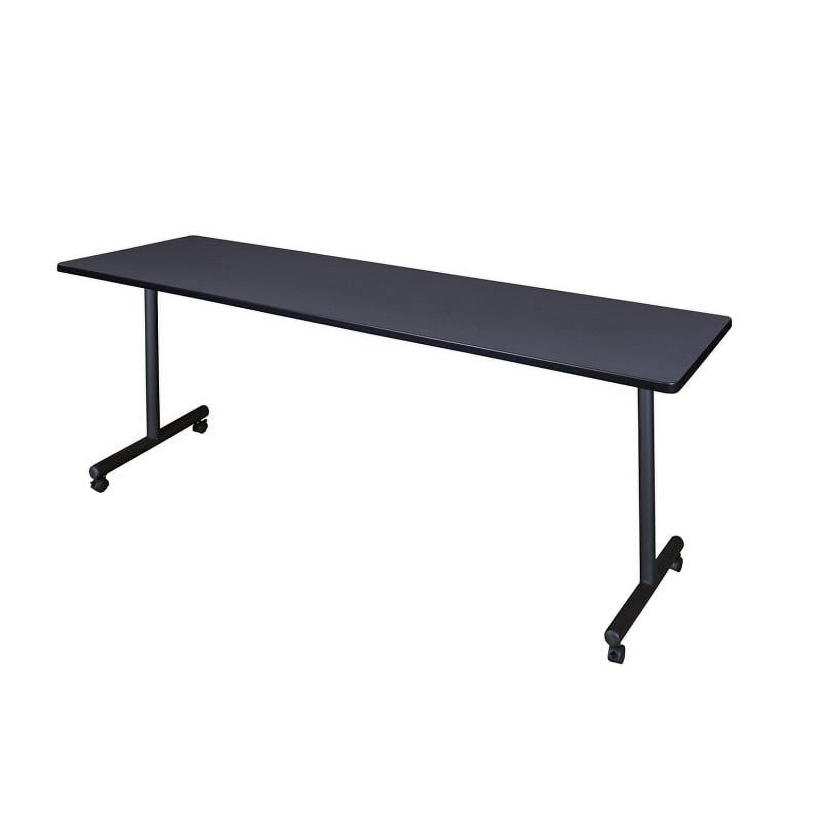 Kobe 84" x 24" Mobile Training Table- Grey - Walmart.com