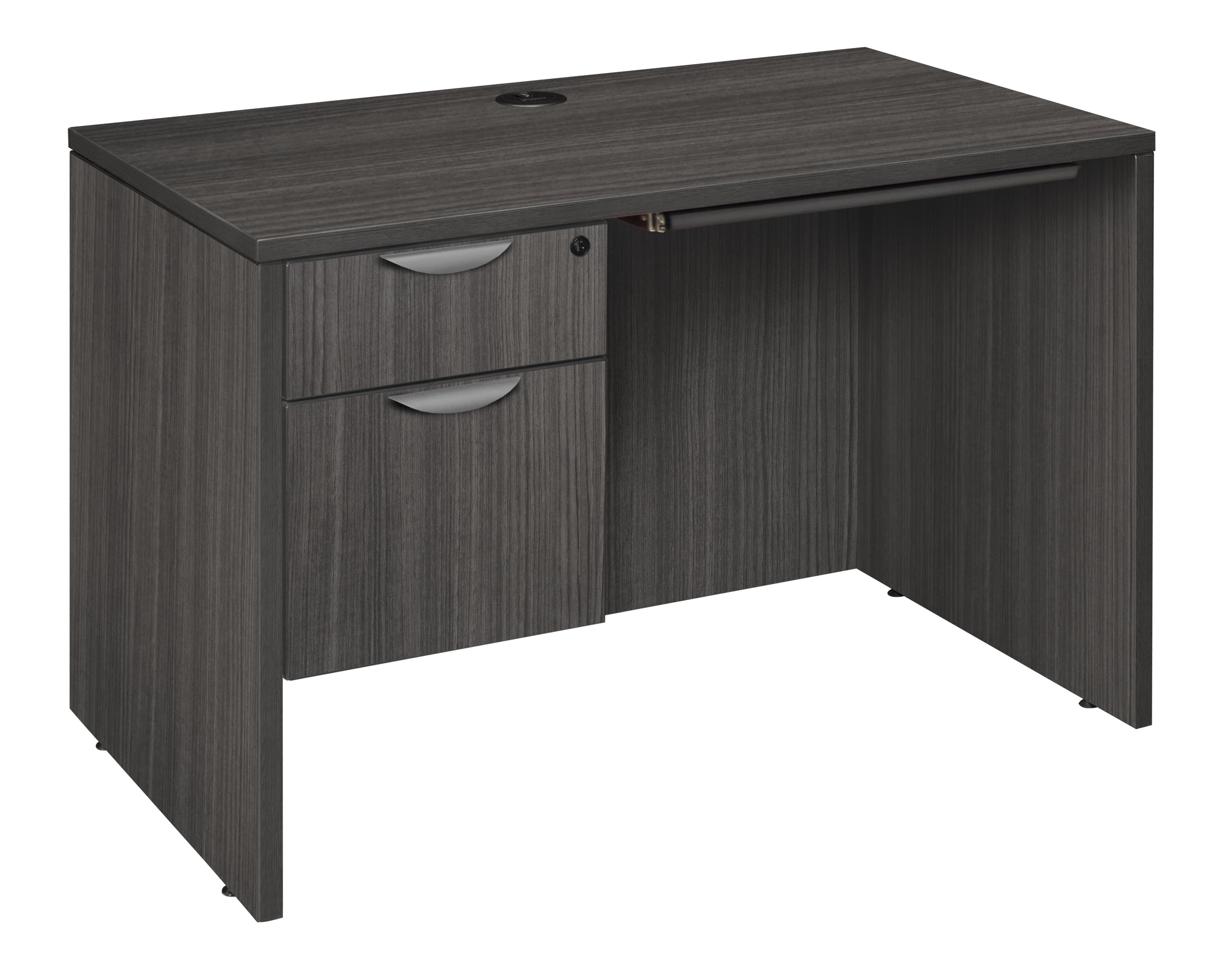Regency Legacy 42 x 24 in. Executive Desk with Single Pedestal Drawer ...