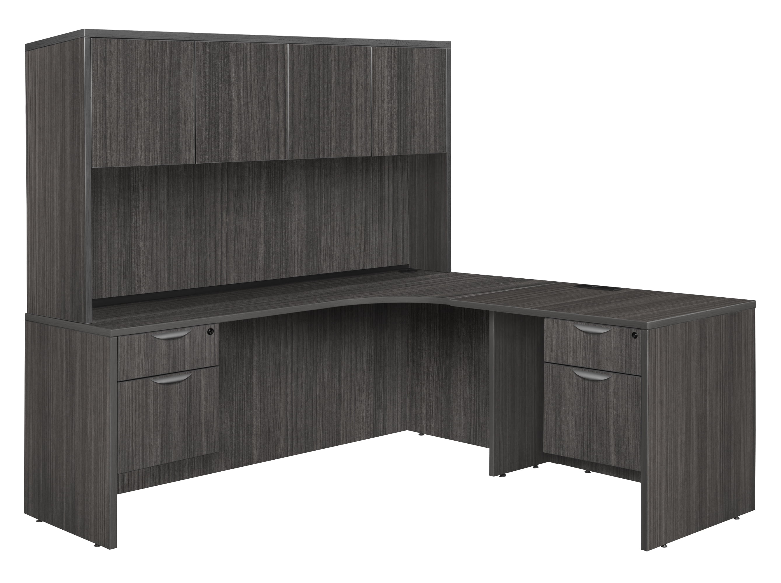 Regency Legacy 71 x 59 in. Double Pedestal Right Corner Credenza and ...