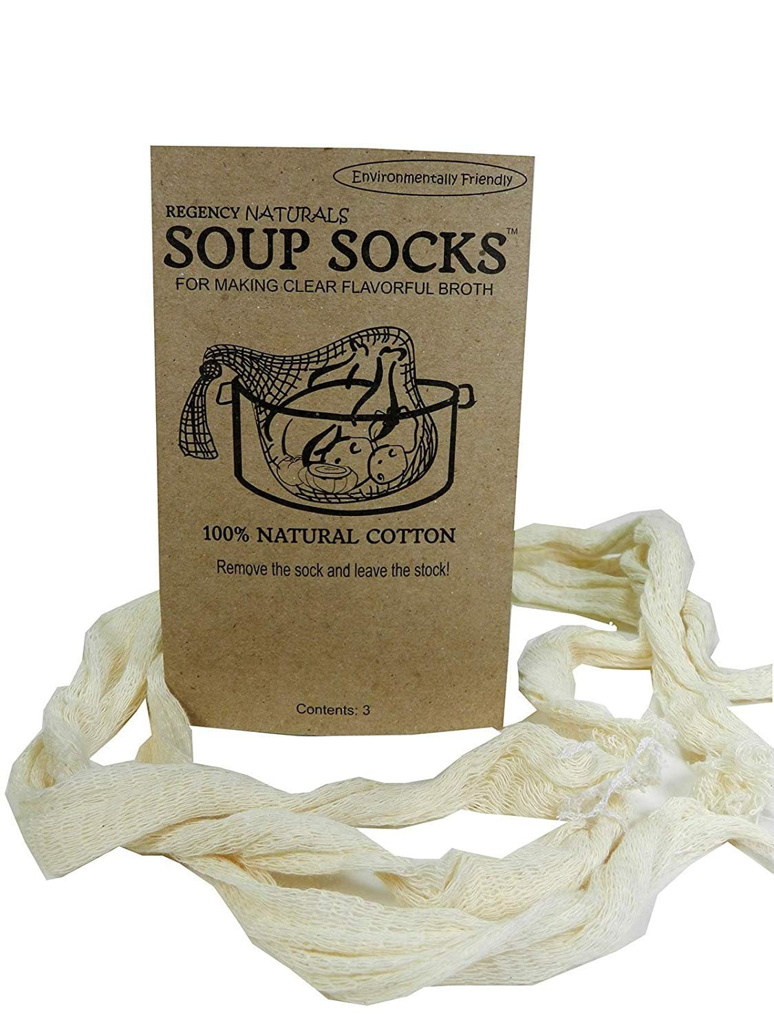 Regency Natural Soup Socks for Making Soup Stock set of 3 - Walmart.com
