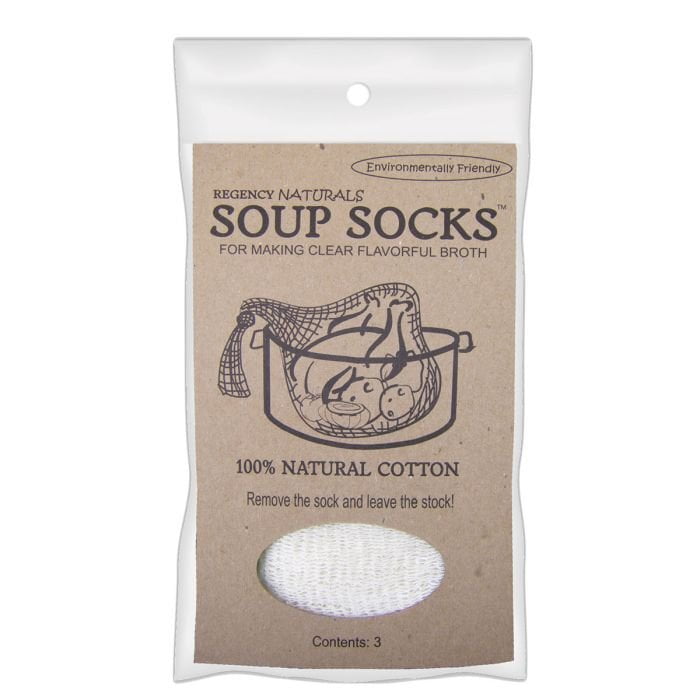 Regency Naturals 100% Natural Cotton Mesh Soup Socks for Making Clear ...