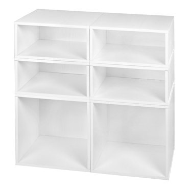 Niche Cubo Storage Set- 4 Full Cubes/2 Half Cubes with Foldable Storage ...