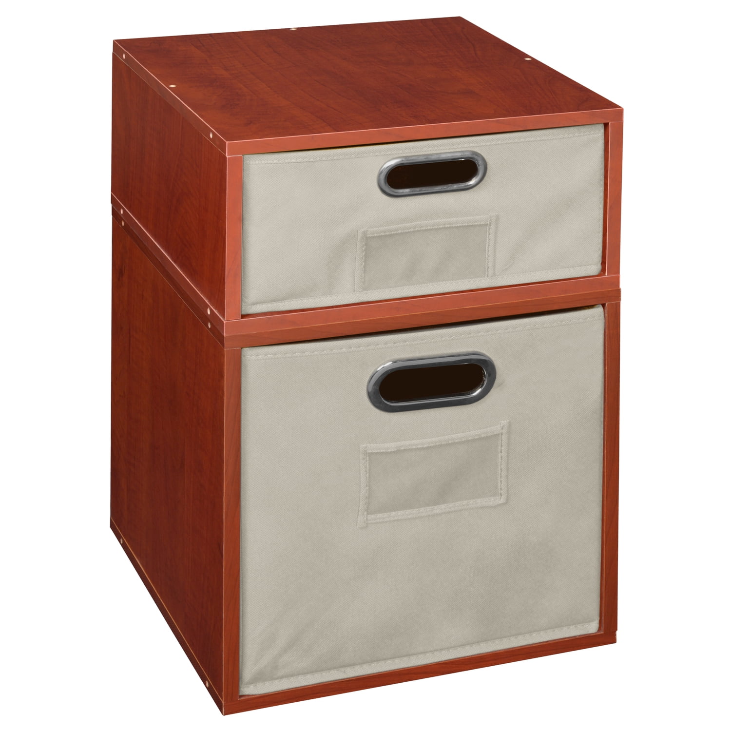 Regency Niche Cubo Storage Set- 1 Full Cube/1 Half Cube with Foldable ...