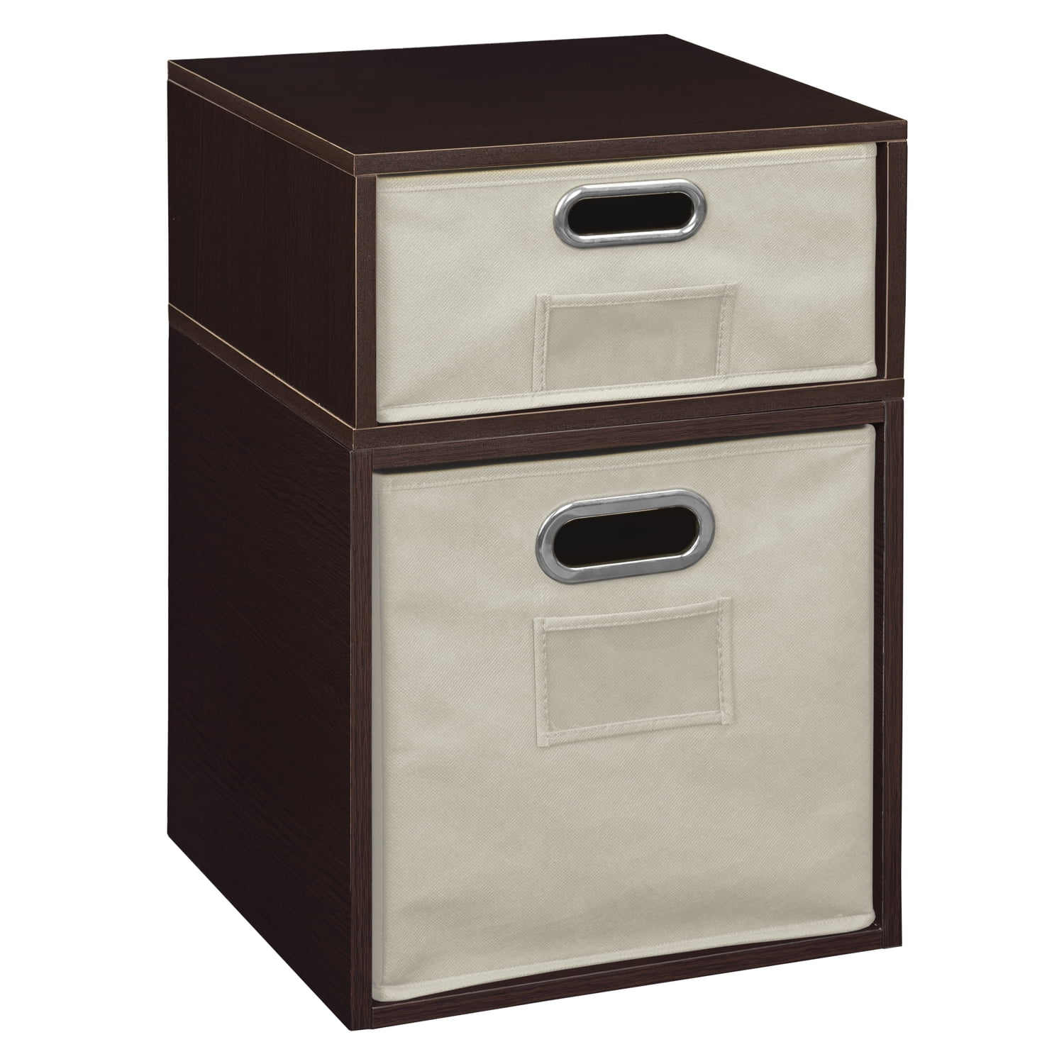 Regency Niche Cubo Storage Set- 1 Full Cube/1 Half Cube with Foldable ...