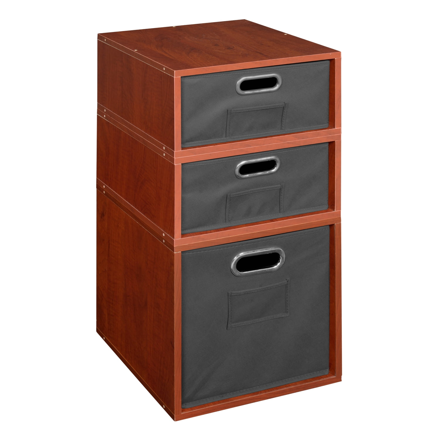 Regency Niche Cubo Storage Set- 1 Full Cube/2 Half Cubes with Foldable ...